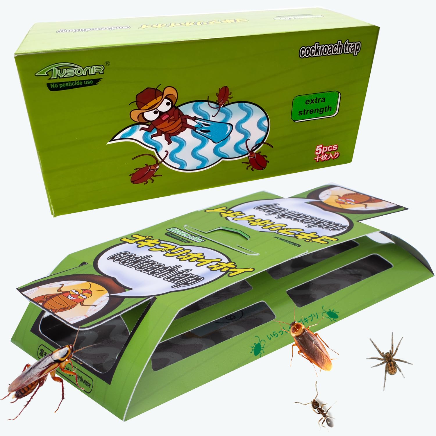 Amazon.com : Roach Traps Indoor,5 PackCockroach Trap,Roach Motel,Roach ...