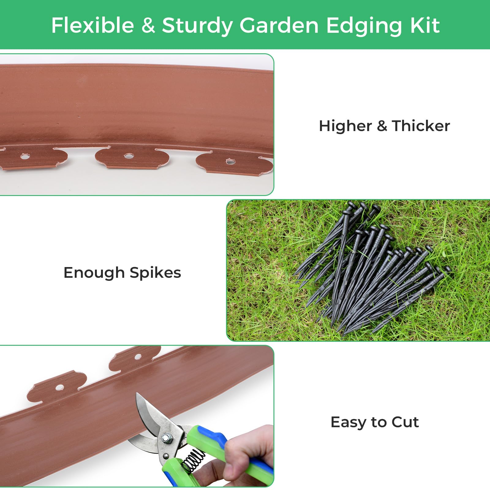 Snapklik.com : 4-Inch X 33 FT Landscape Edging Border
