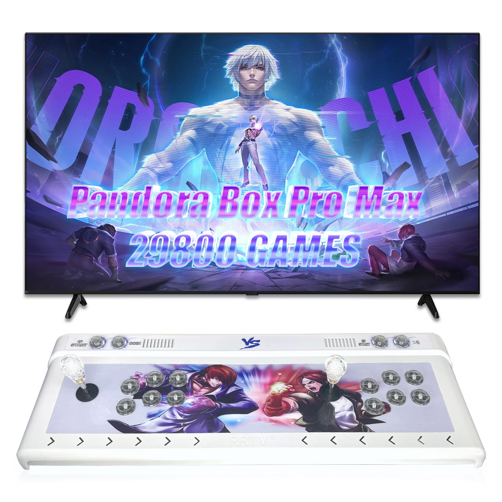 29800 Games in 1 Arcade Game Console ,Pandora Pro max Treasure 3D ...