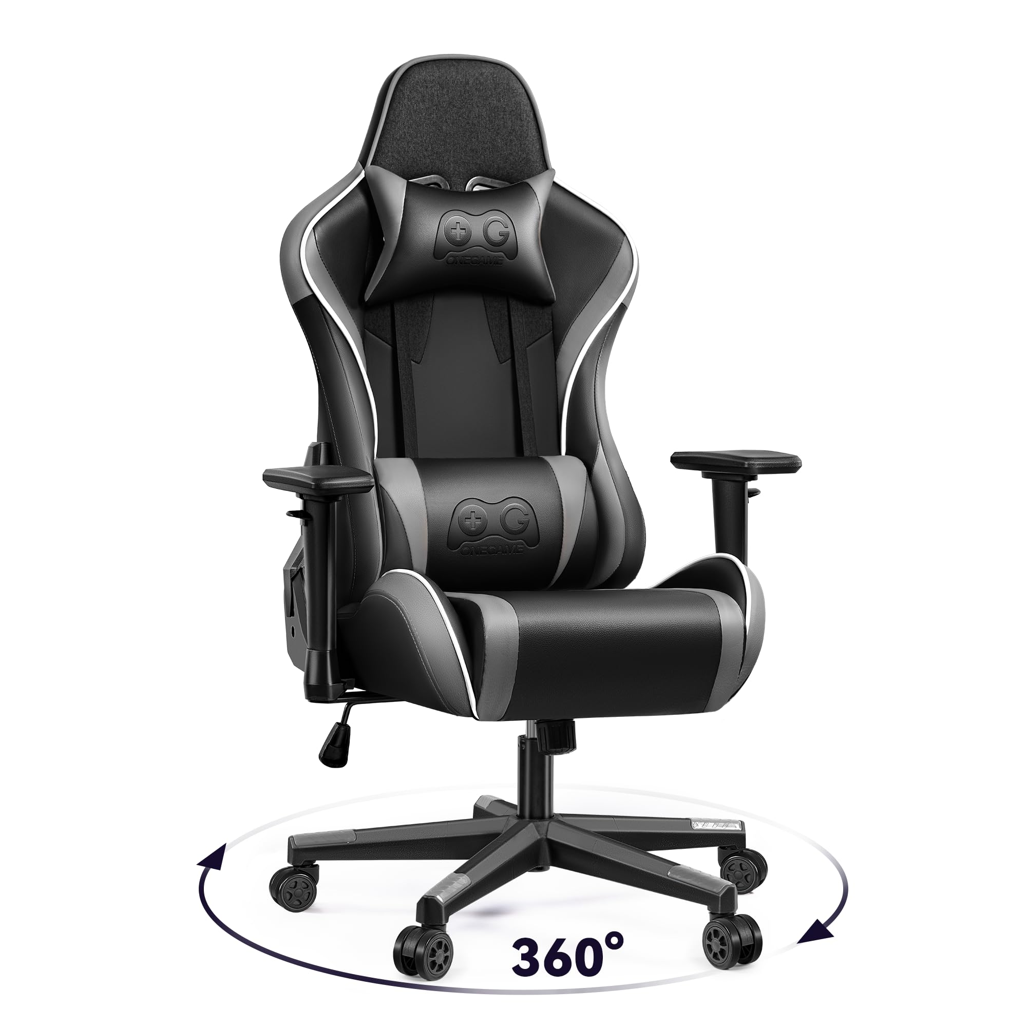 Amazon.com: OneGame Gaming Chair, Ergonomic Computer Gamer Chair 3D Armrests, Swivel Office Desk ...