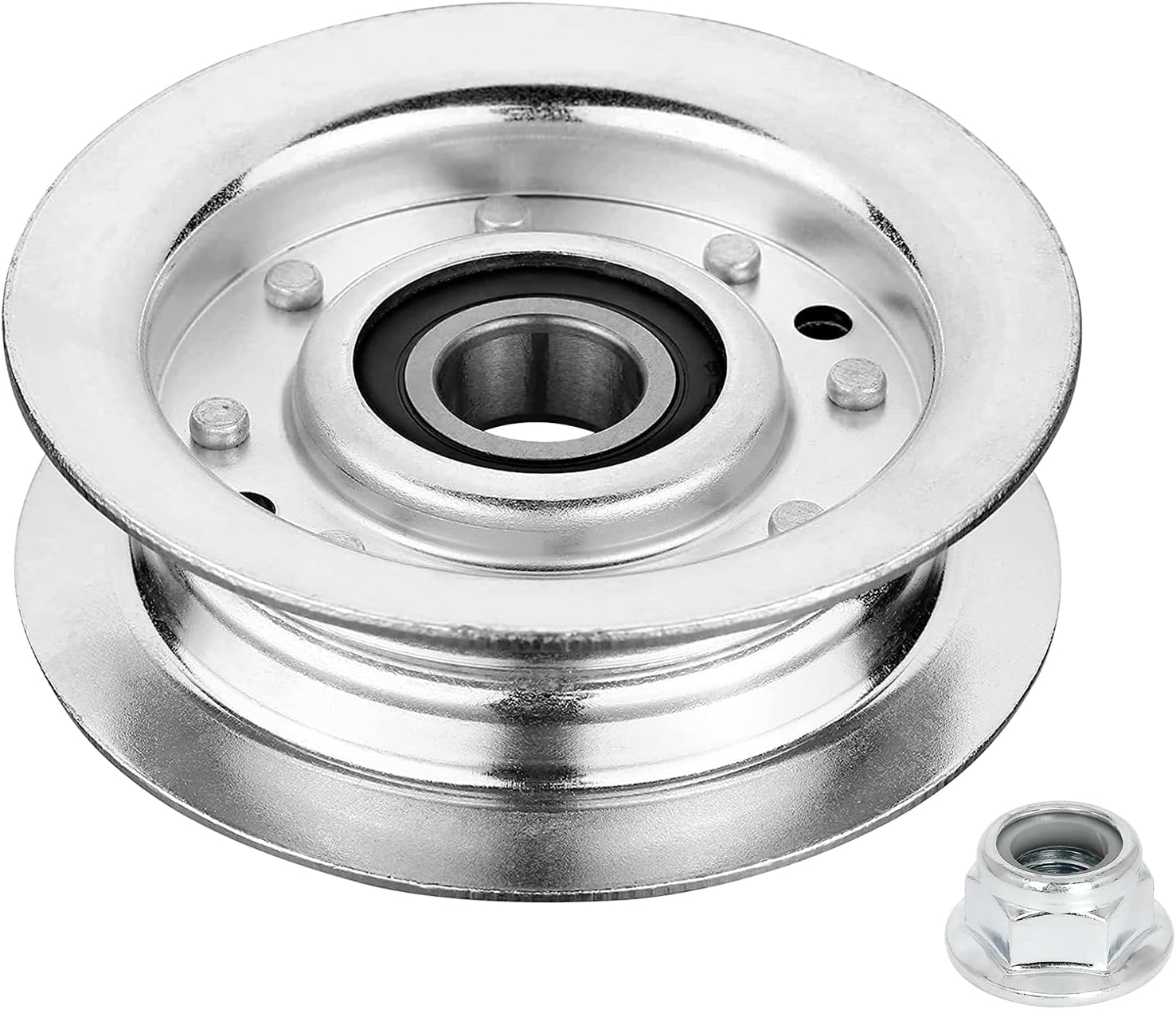 Amazon.com : Maxpower 332521B Idler Pulley for John Deere Replaces OEM ...