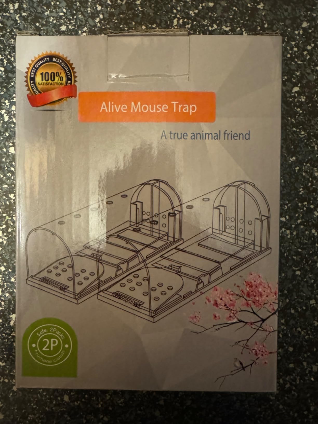 4 Pack Professional Mouse Trap,Humane Mouse Traps for Indoors &Outdoors ...