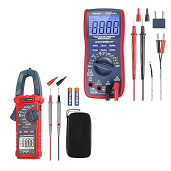 AstroAI Digital Clamp Meter Multimeter 2000 Counts + AstroAI TRMS 6000 ...