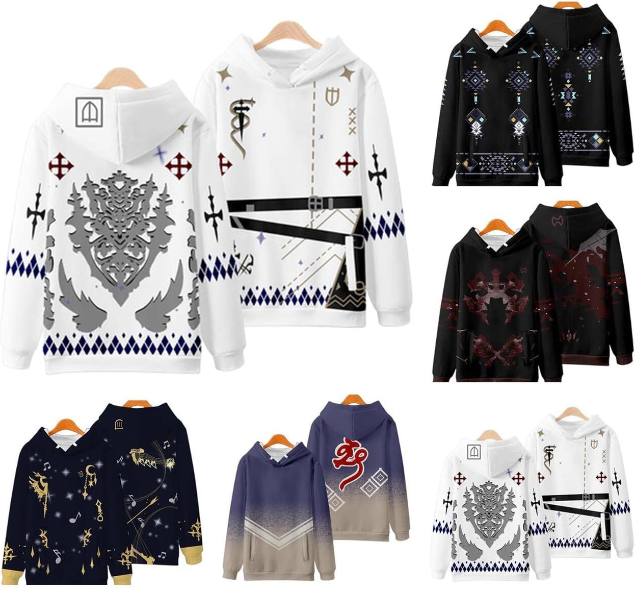 Amazon.co.jp: Final Fantasy XIV Hoodie Hooded Clothes FF14 Mowgli ...
