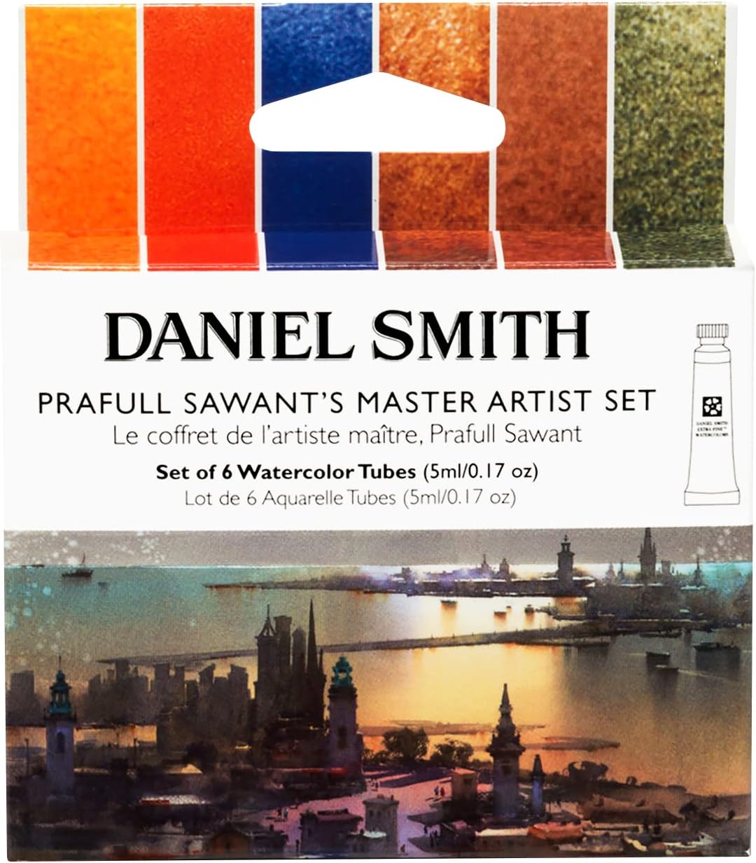 Amazon.com: Daniel Smith Color Hand Poured Pan Set with BONUS Metal Box ...