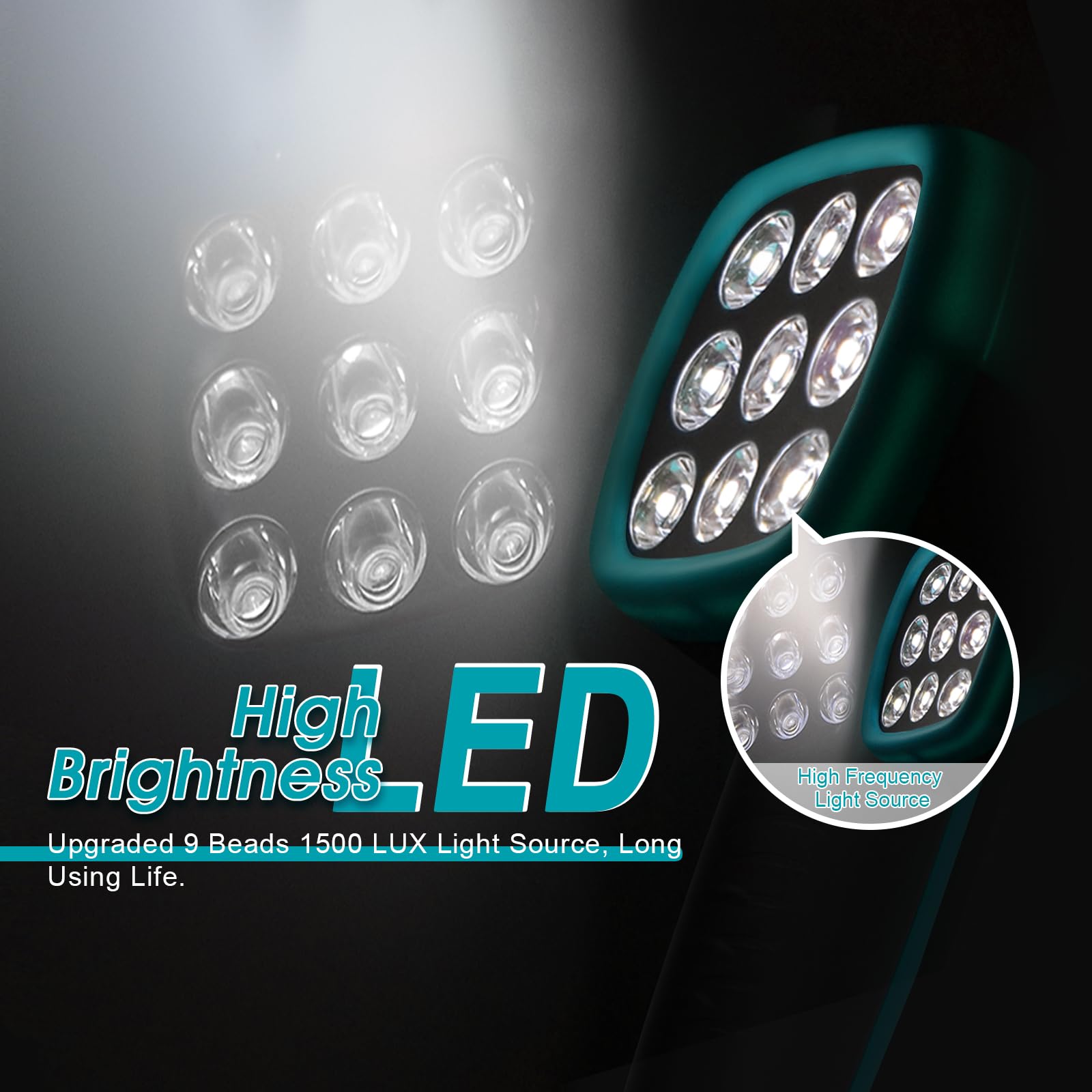 LED Stroboscope, RPM Meter 60-100000RPM, Rechargeable Handheld ...