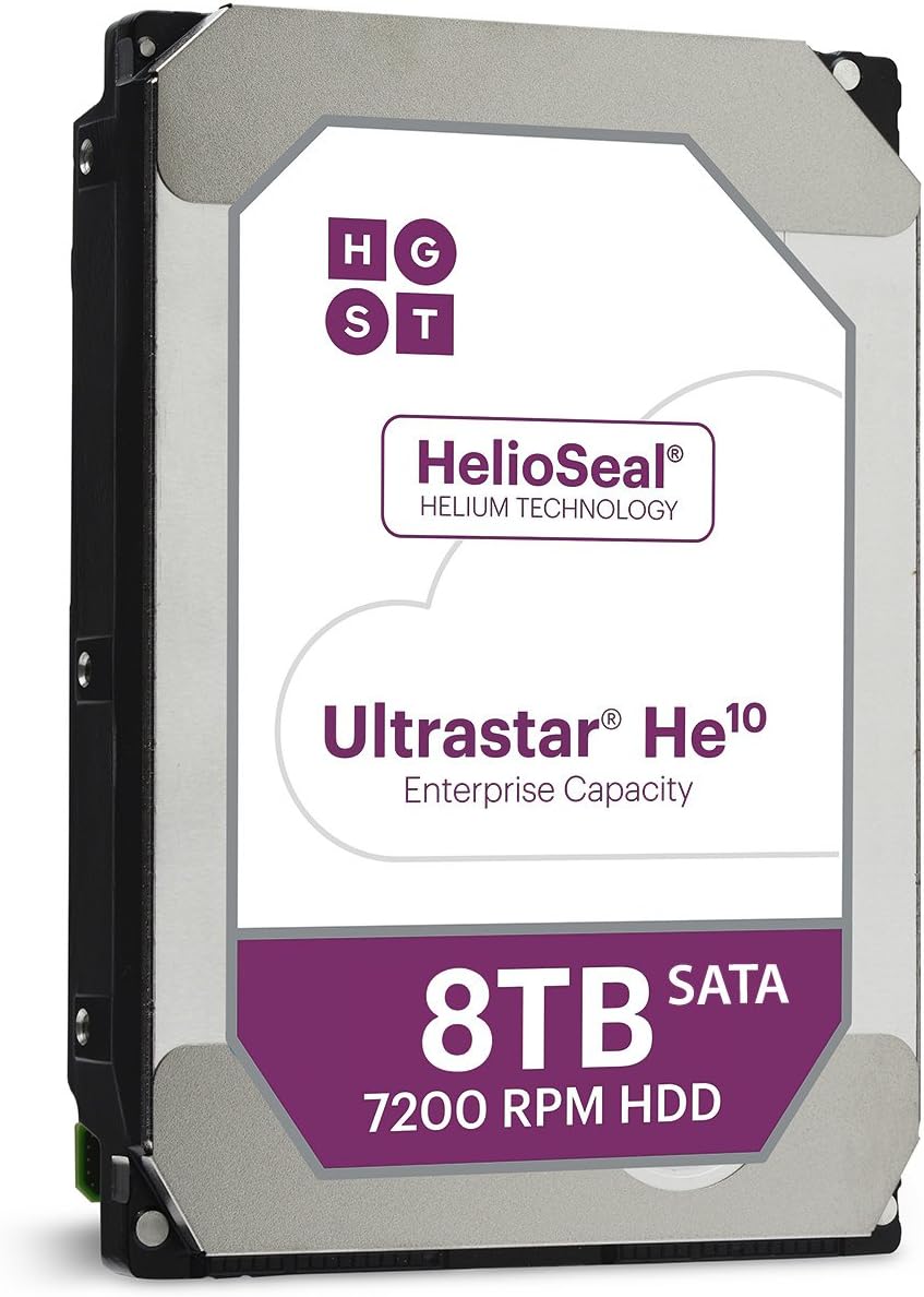 Amazon.com: HGST 8TB Enterprise Capacity 3.5 HDD 7200RPM SATA 6Gbps 256 ...