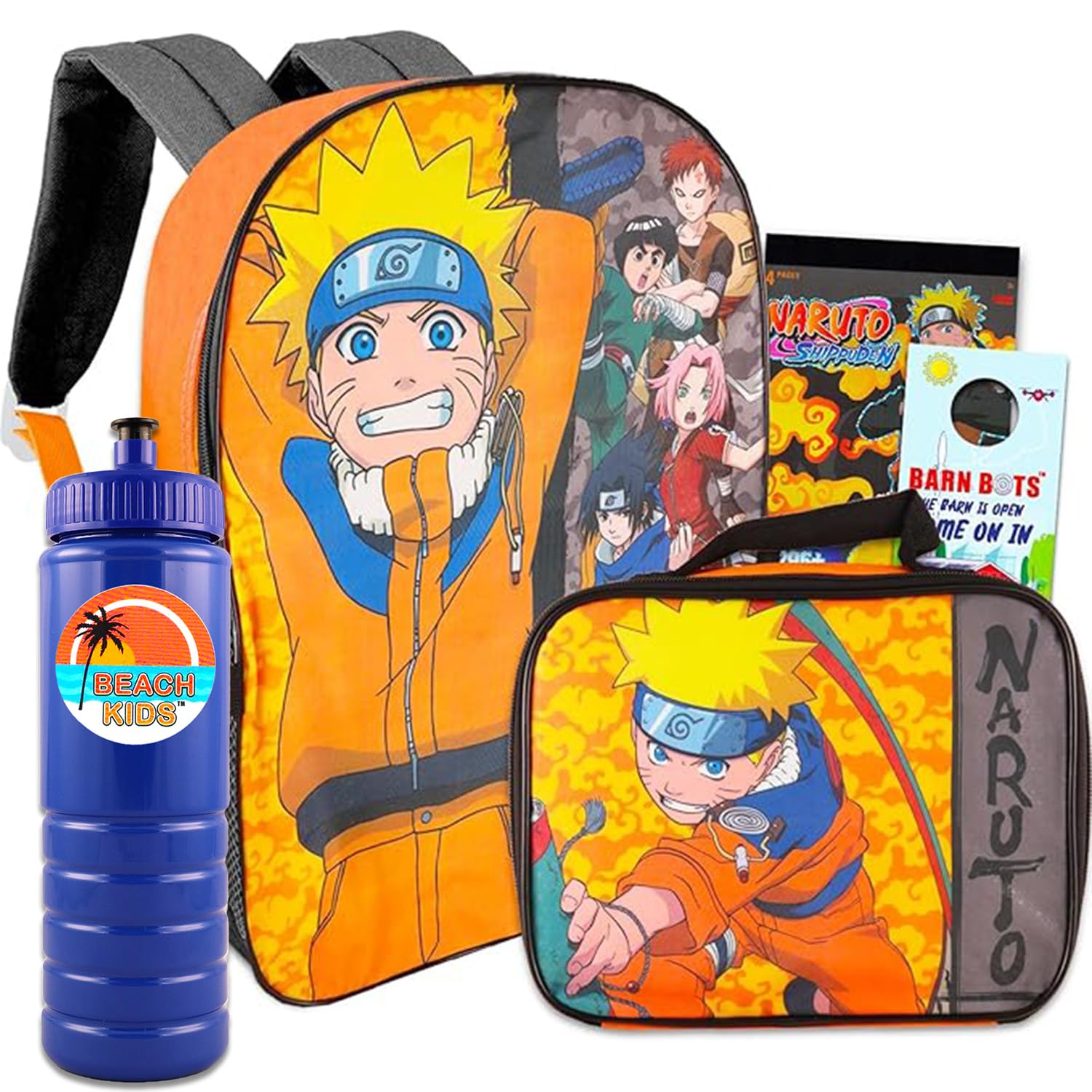 Amazon.com | Action Comics Naruto Backpack with Lunch Box - Bundle with ...