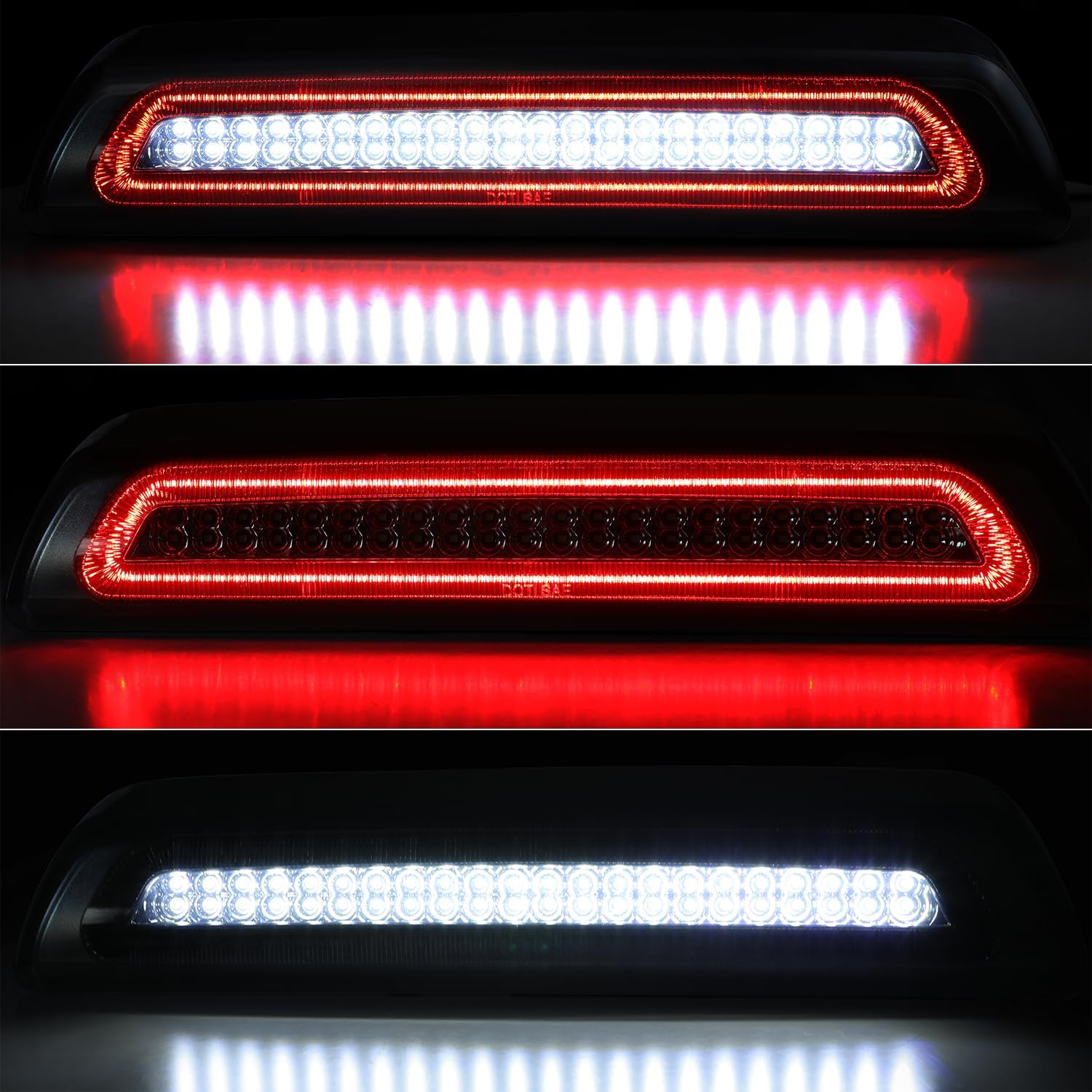 Amazon.com: KURLTCAAU LED Third High Mount Brake Light For 2007-2021 ...