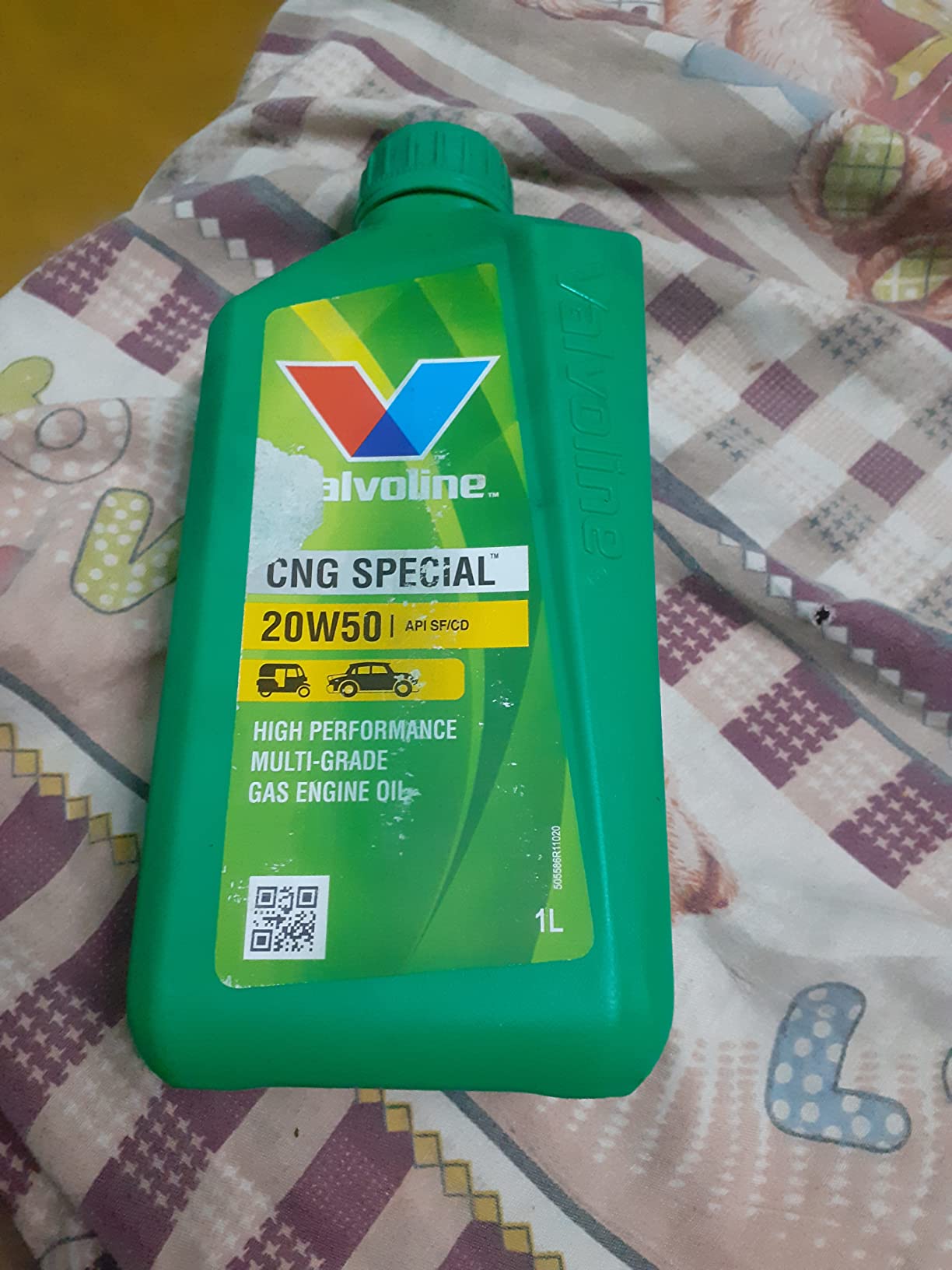 Valvoline CNG Special 20W50 API SF/CC Car Engine Oil for Vehicles (1L ...