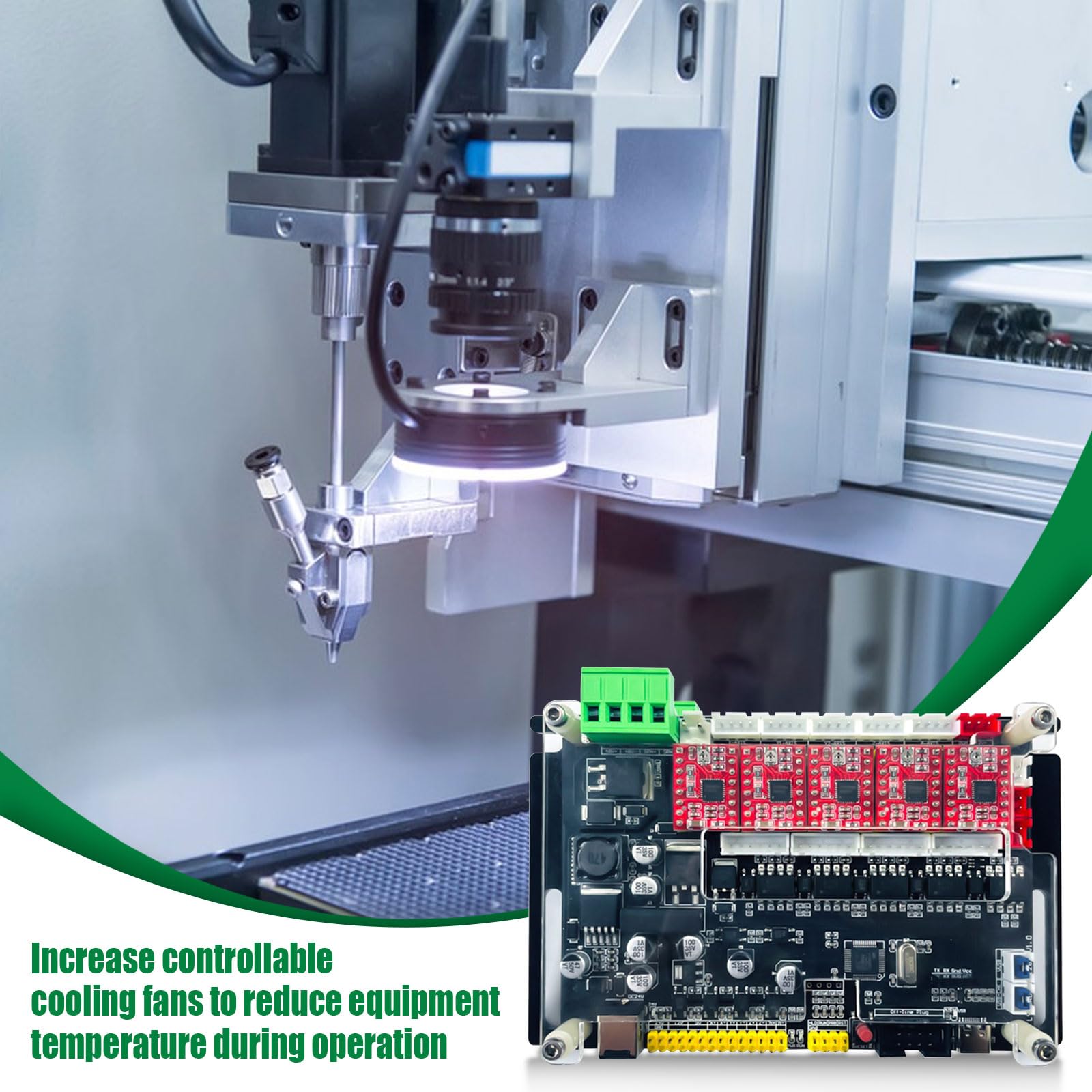 ARM Processor CNC Board With Type-C GRBL 32-bit Control Board For CNC ...