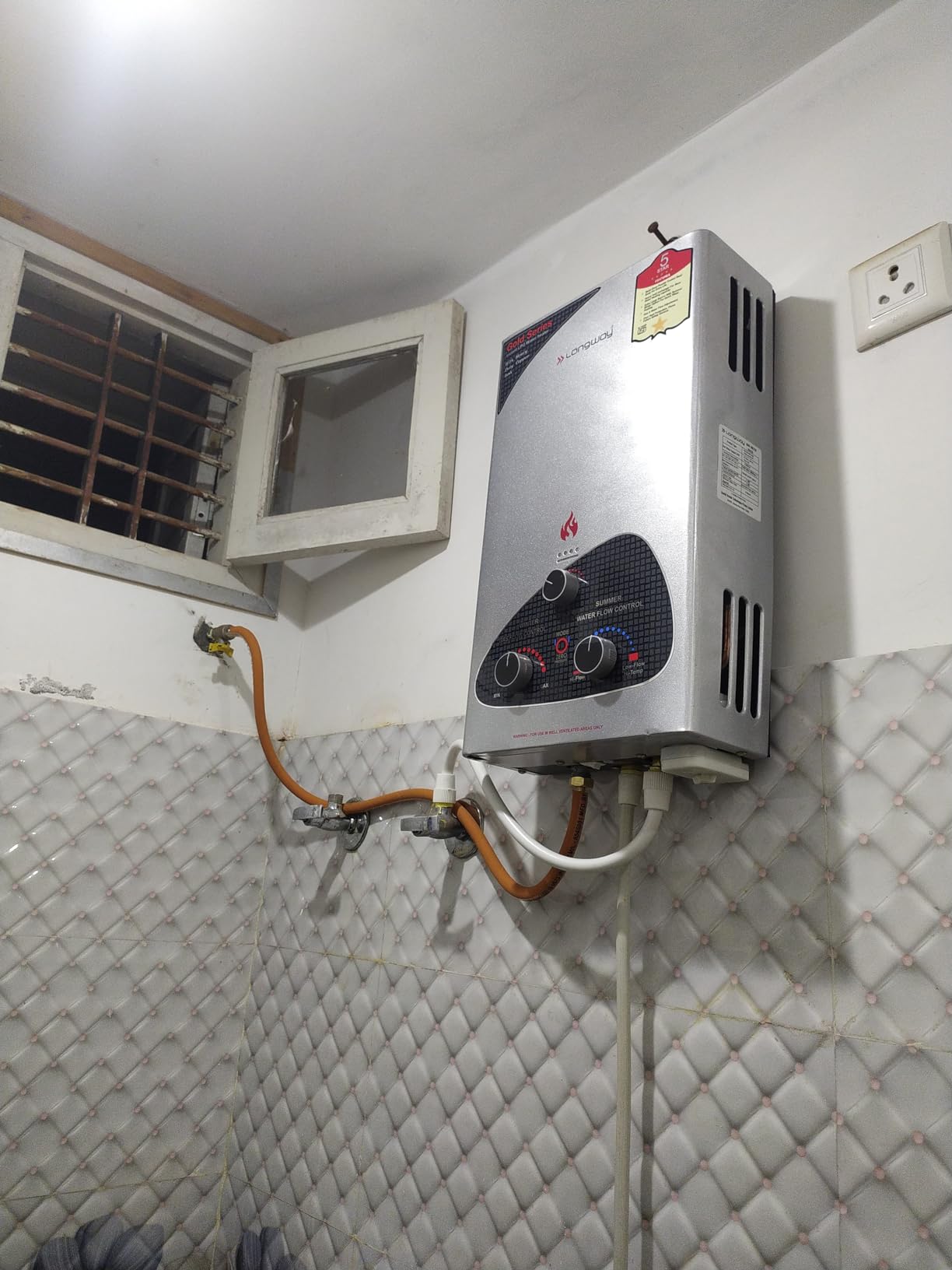 Buy Longway Xolo Gold Dlx 7 ltr Automatic 5 Star Rated Gas Instant ...