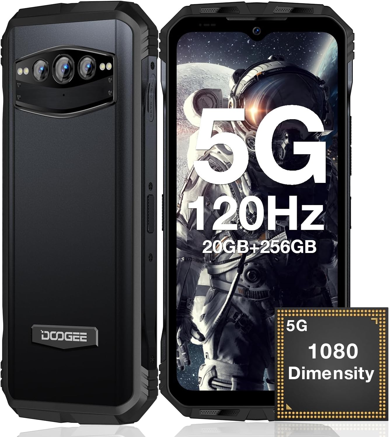 Amazon.com: DOOGEE S100 Pro 5G Rugged Smartphone, 20GB+256GB, 66W ...