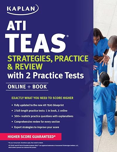 ATI TEAS Strategies, Practice & Review with 2 Practice Tests: Online ...