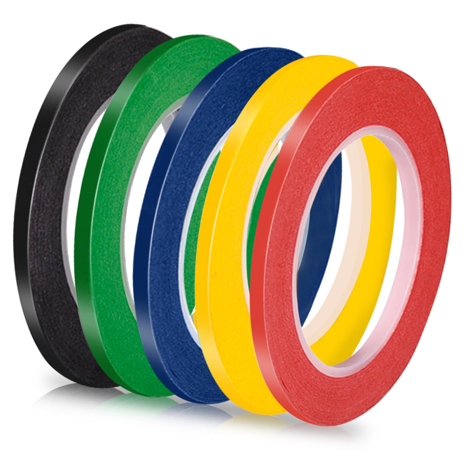 KUUQA 5 Roll 3MM Self Adhesive Whiteboard Chart Tape Self Adhesive ...