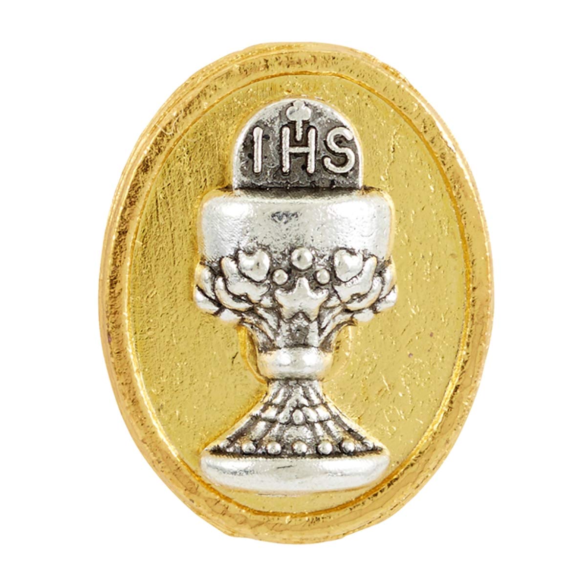 Buy Needzo Body of Christ IHS Chalice First Communion Pin, 3/4 Inch ...