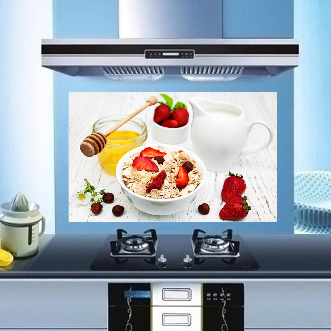 Buy ACUVER Delicious Oatmeal Breakfast Wallpaper Waterproof Anti Oil ...