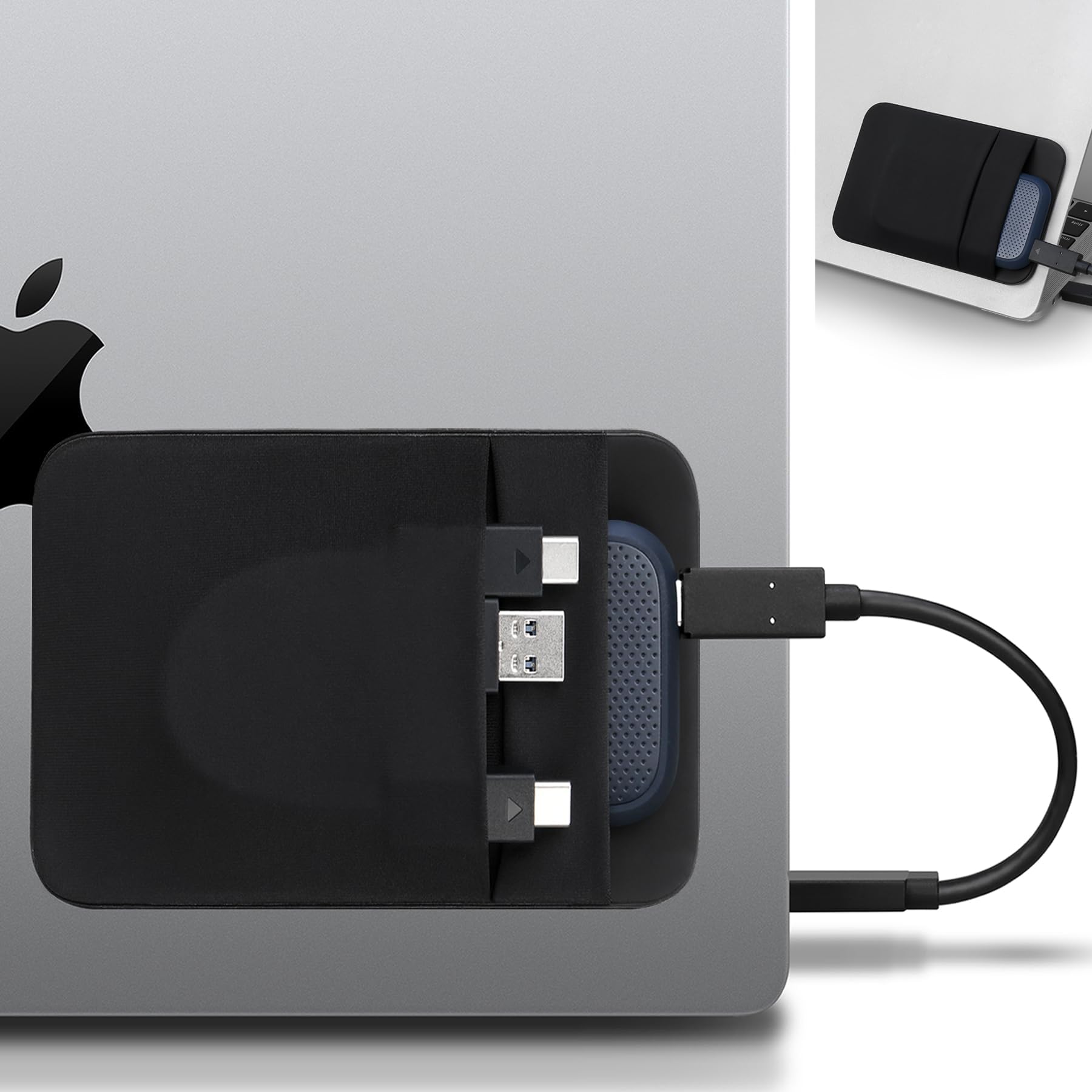 Amazon.com: kwmobile Elastic Sleeve Compatible with SanDisk Portable ...