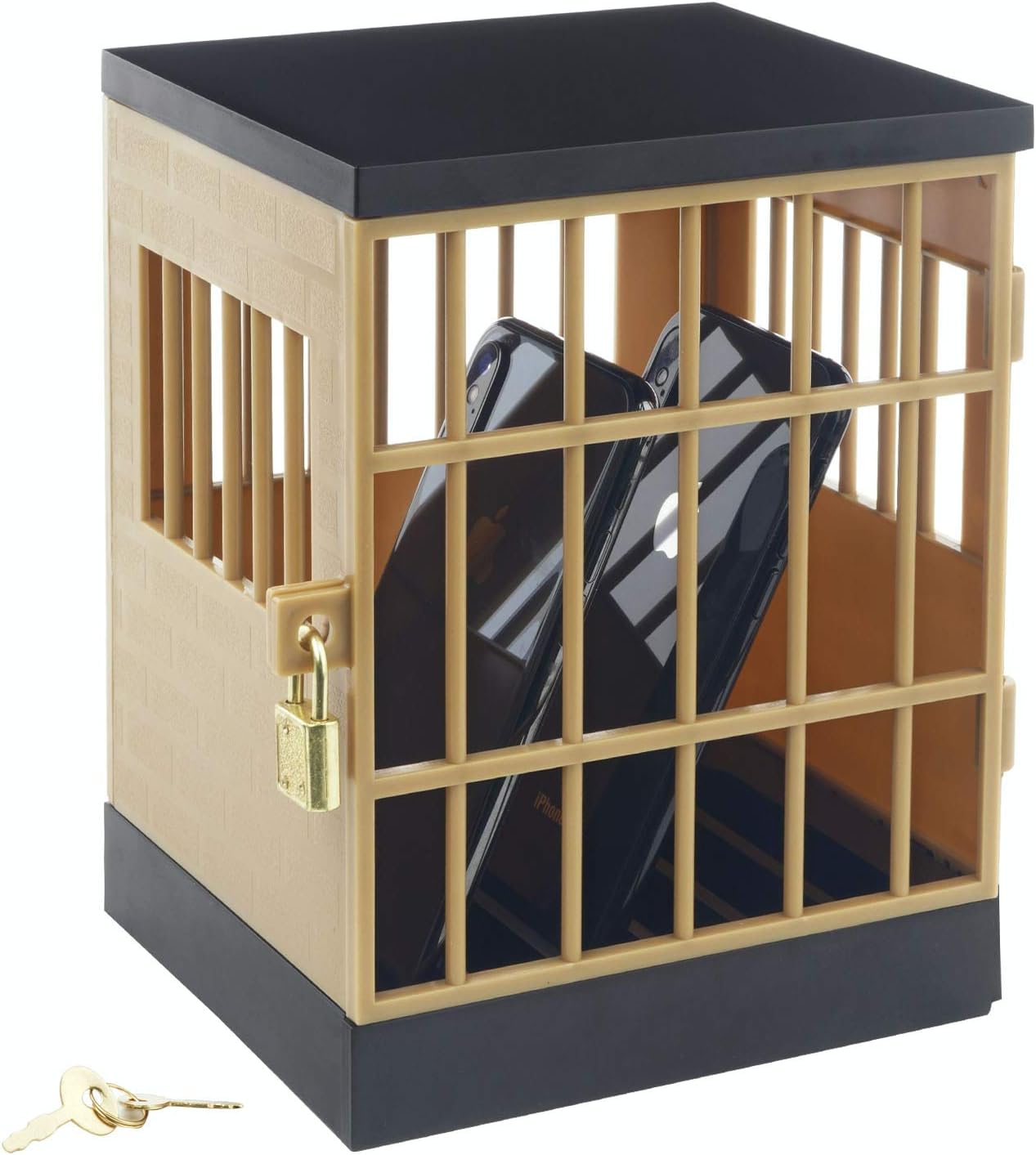Amazon.com: Gemaxvoled Cell Phone Jail Lock Box, Gold Mobile Phones ...