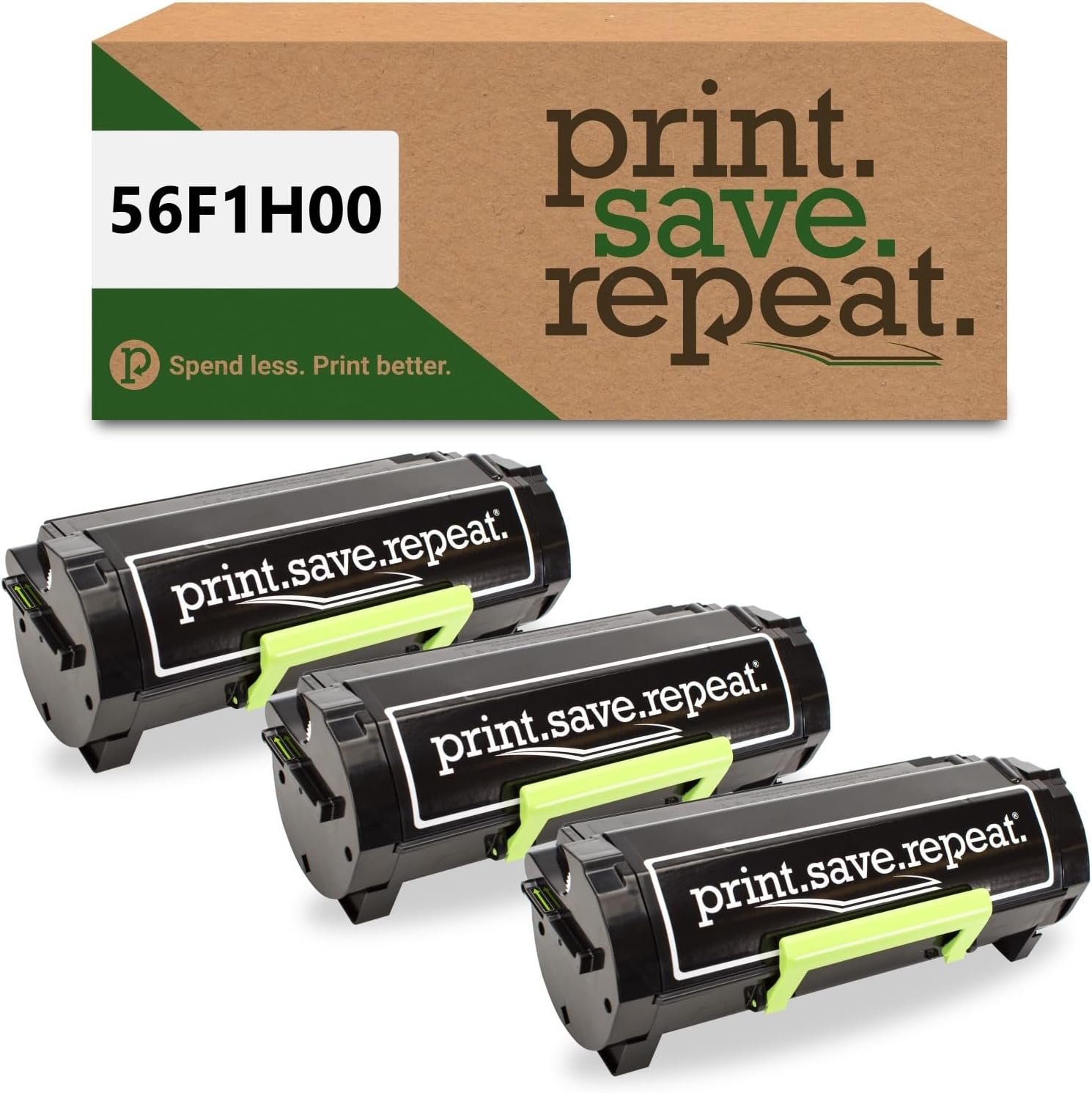 Amazon.com: Print.Save.Repeat. Lexmark 56F1H00 3-Pack High Yield ...