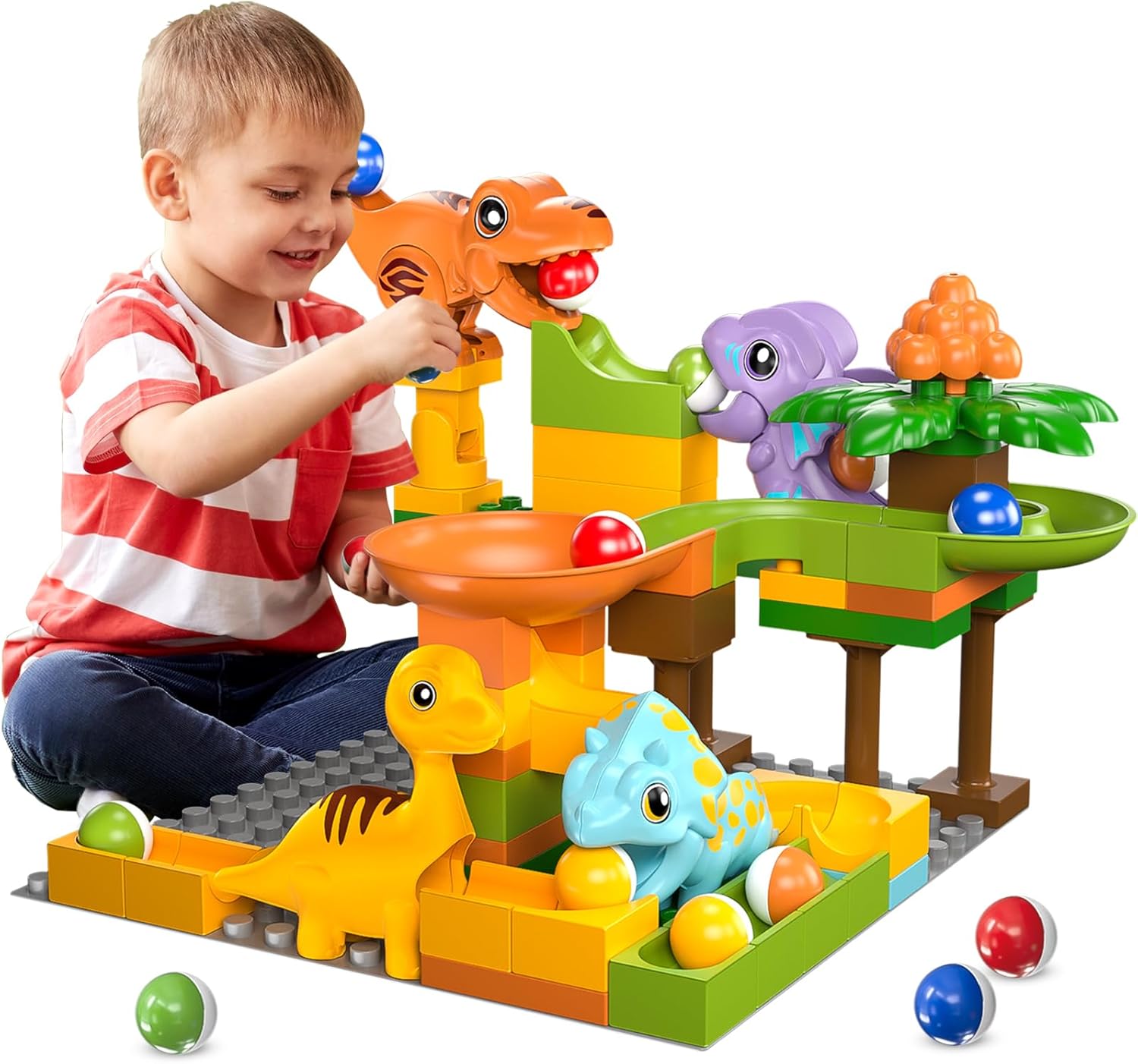 Amazon.com: Airkid Marble Runs for Kids 4-8,Marble Run for Kids Ages 3 ...
