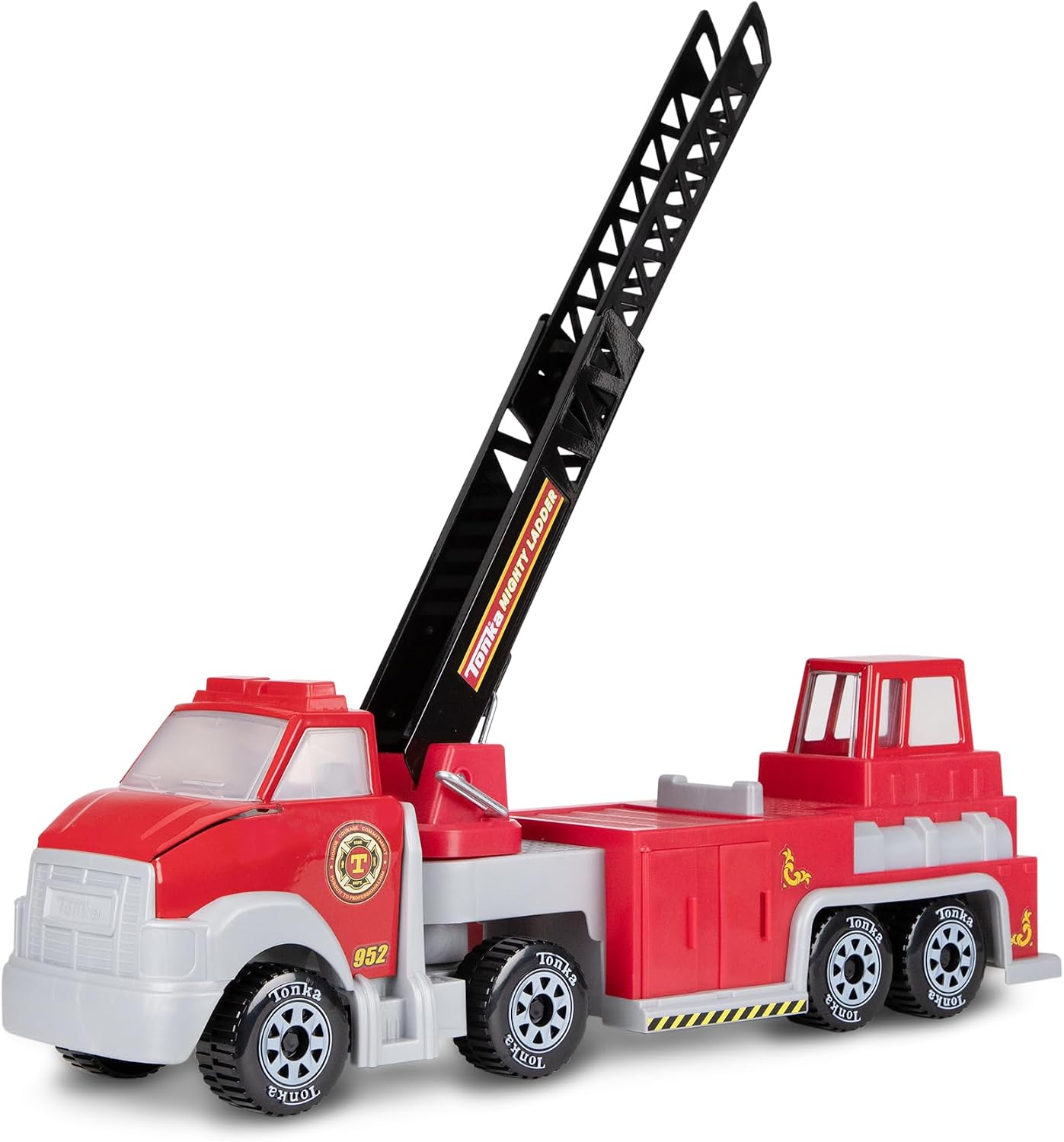 Tonka Steel Classics Hook n' Ladder Fire Truck - Amazon Exclusive ...