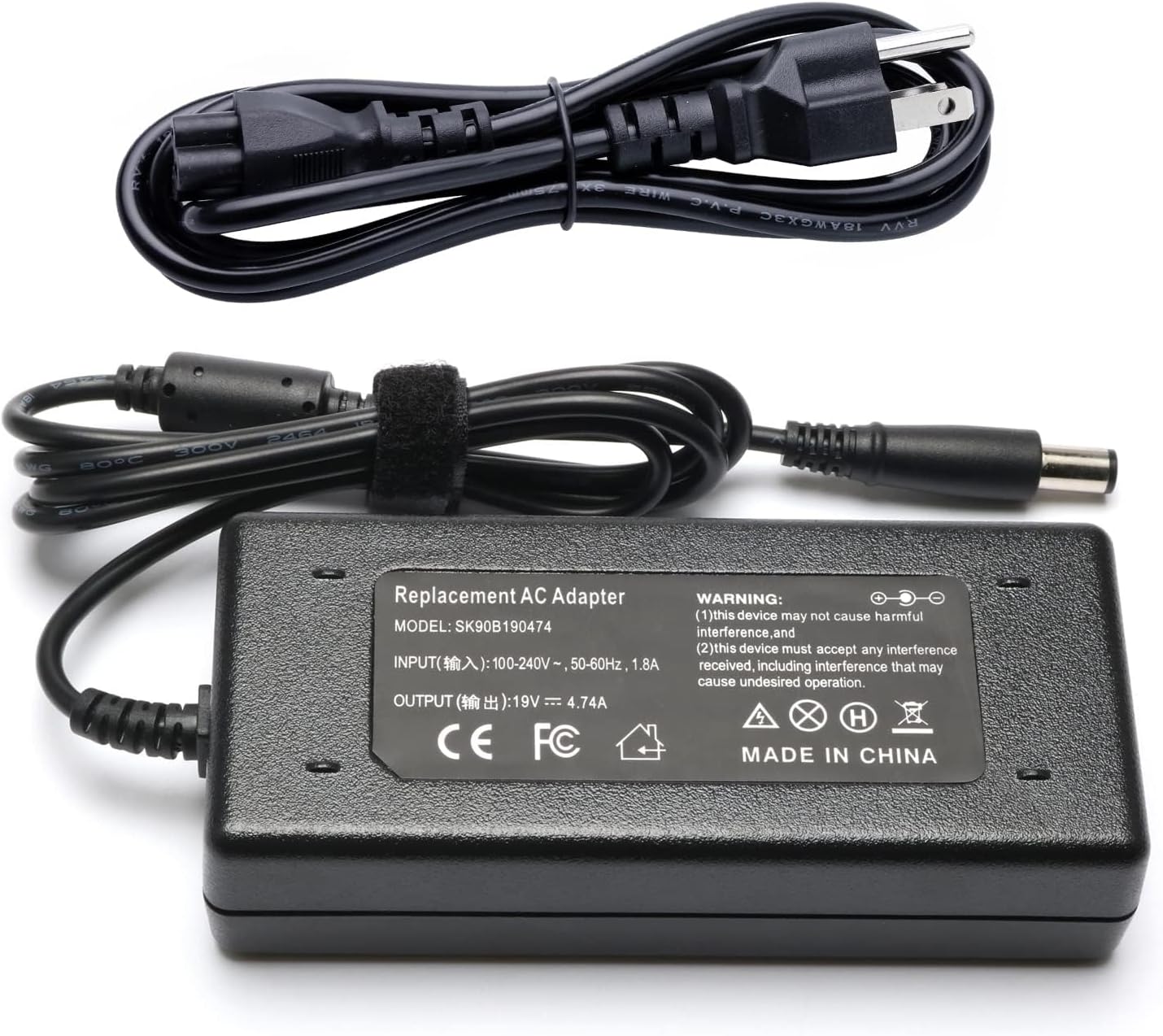Amazon.com: 90W 19V 4.74A Power Supply AC Charger for HP Pavilion All ...