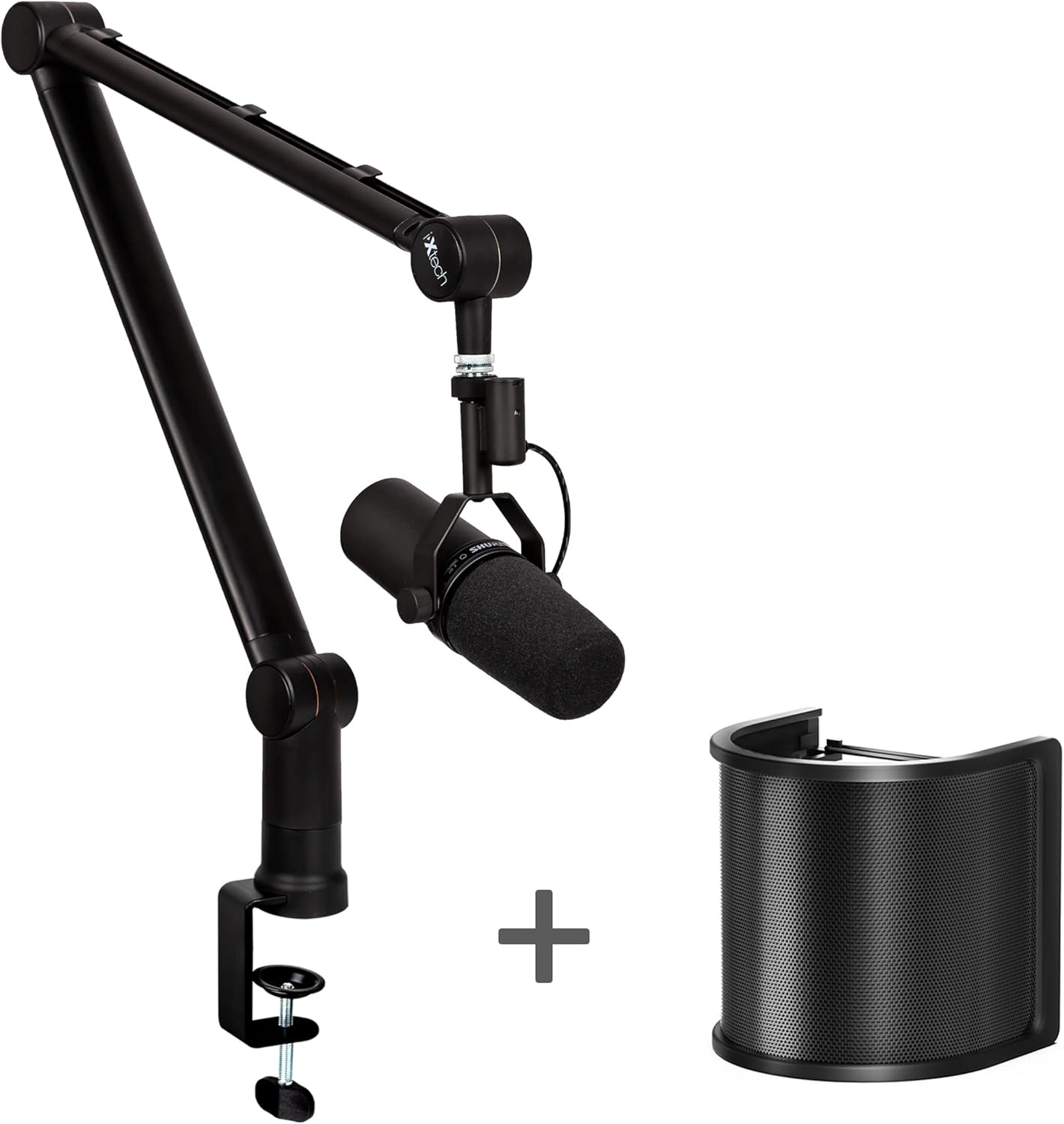 Amazon.com: IXTECH Microphones Accessories Package - Microphone Boom ...