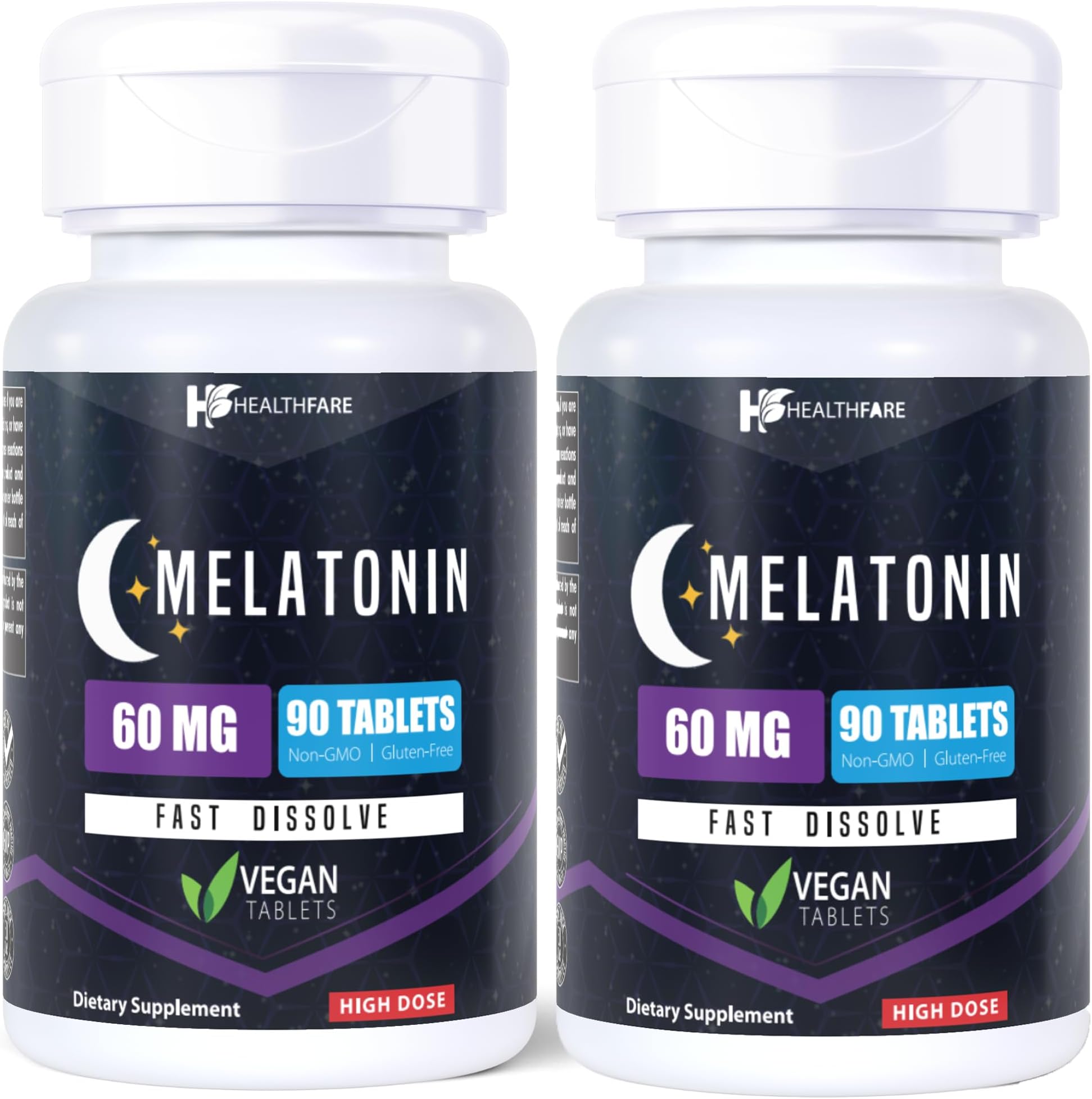 Amazon.com: Fogoro Melatonin 60mg-Fall Asleep Faster, Stay Asleep ...
