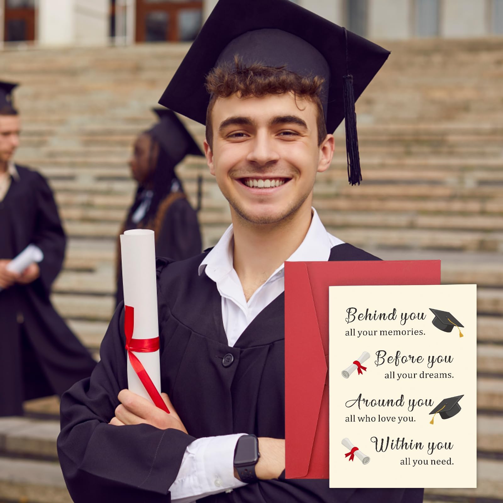 Snapklik.com : 5th 8th Grade Graduation Card For Girls Boys, Bulk 2025 ...