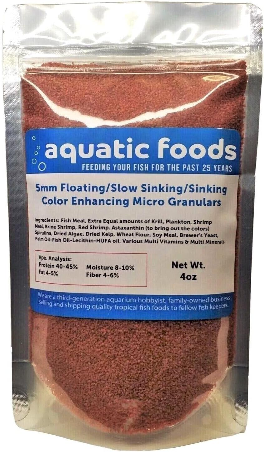 Amazon.com : Aquatic Foods Inc. .5mm Floating/Slow Sinking/Sinking ...