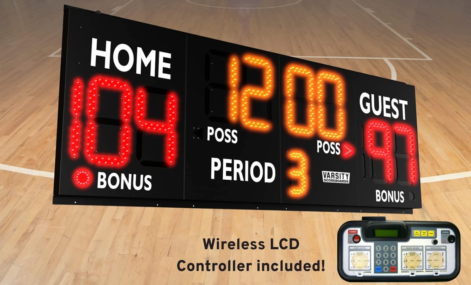 Amazon.com : ScoreBox- Lightweight Indoor Basketball Scoreboard ...