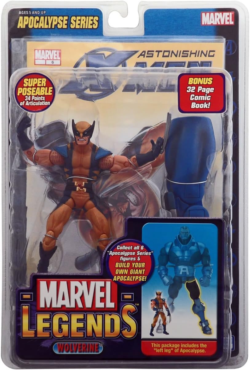Amazon.com: Marvel Legends 6" Figure: Astonishing X-Men Wolverine ...