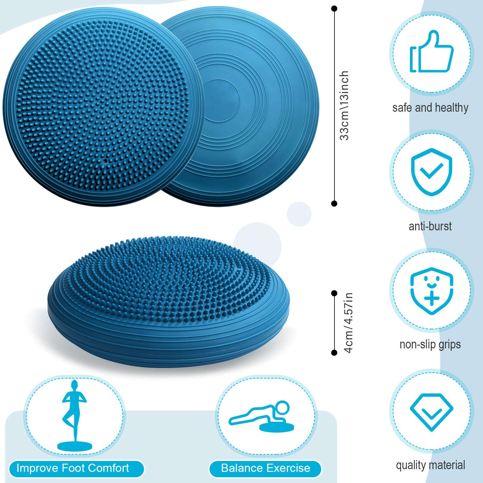 Snapklik.com : Libima Wobble Cushion Wiggle Seat For Sensory Kids ...