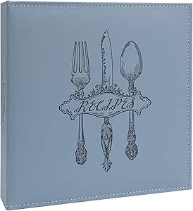 Amazon.com: COFICE Recipe Binder with Plastic Sleeves 8.5x11 3 Ring ...