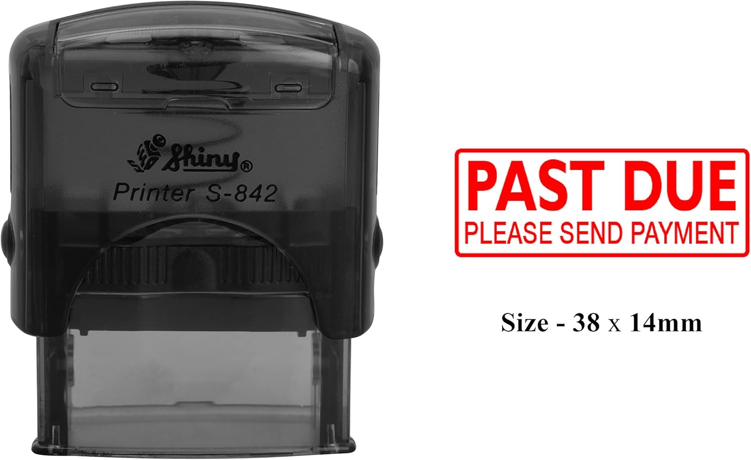 Amazon.com : PAST DUE PLEASE SEND PAYMENT Self Inking Rubber Stamp ...