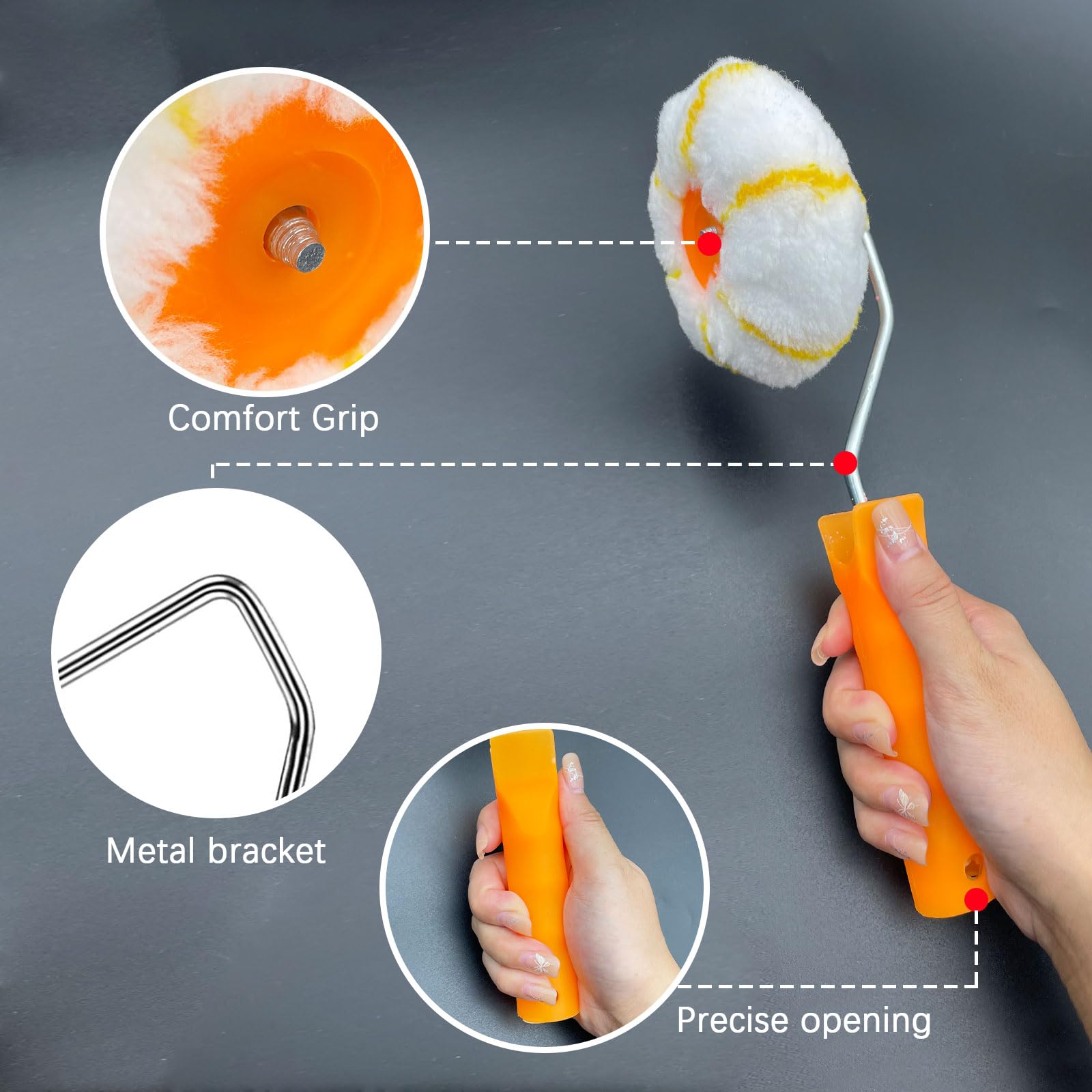 Snapklik.com : Corner Paint Roller, Drywall Corner Edger Painting ...
