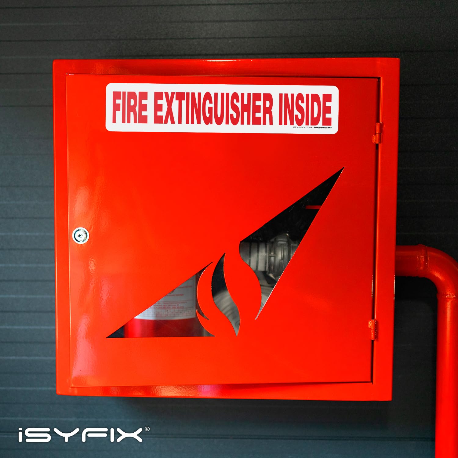 Snapklik.com : iSYFIX Fire Extinguisher Inside Signs Stickers For ...