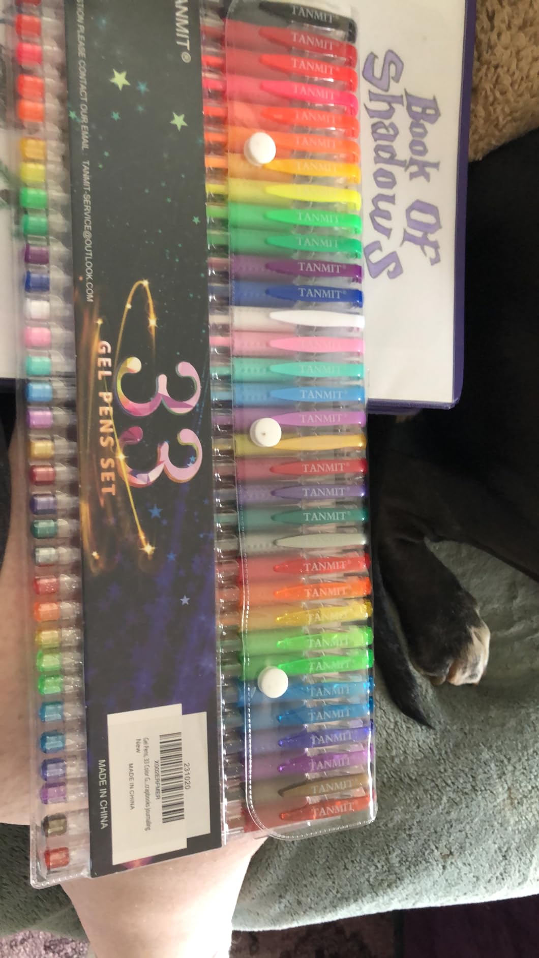 $1/mo - Finance TANMIT Gel Pens, 33 Color Gel Pen Fine Point Colored ...