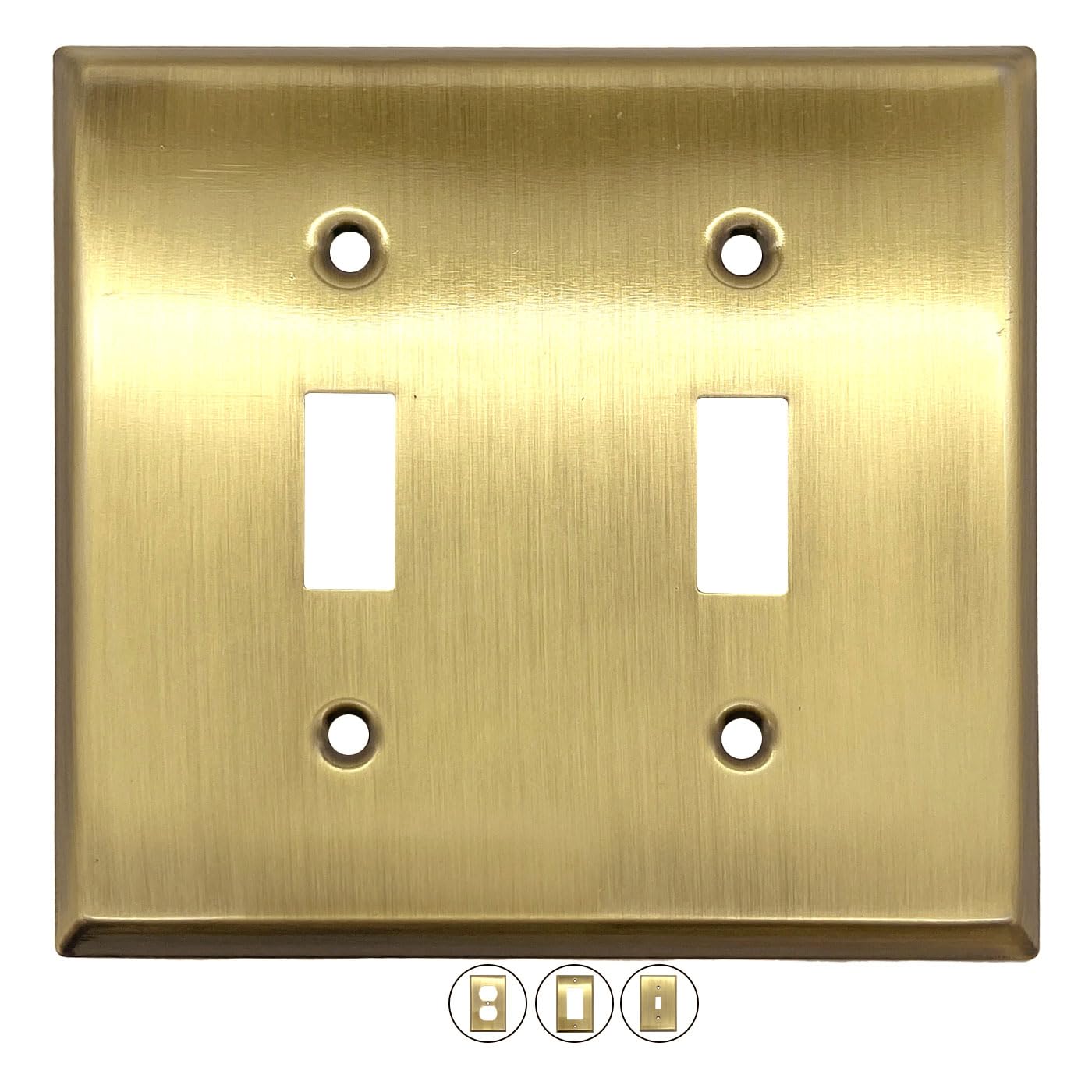 Snapklik.com : Rio Salto MIDSIZE Metal Antique Gold Double Tottle Light ...