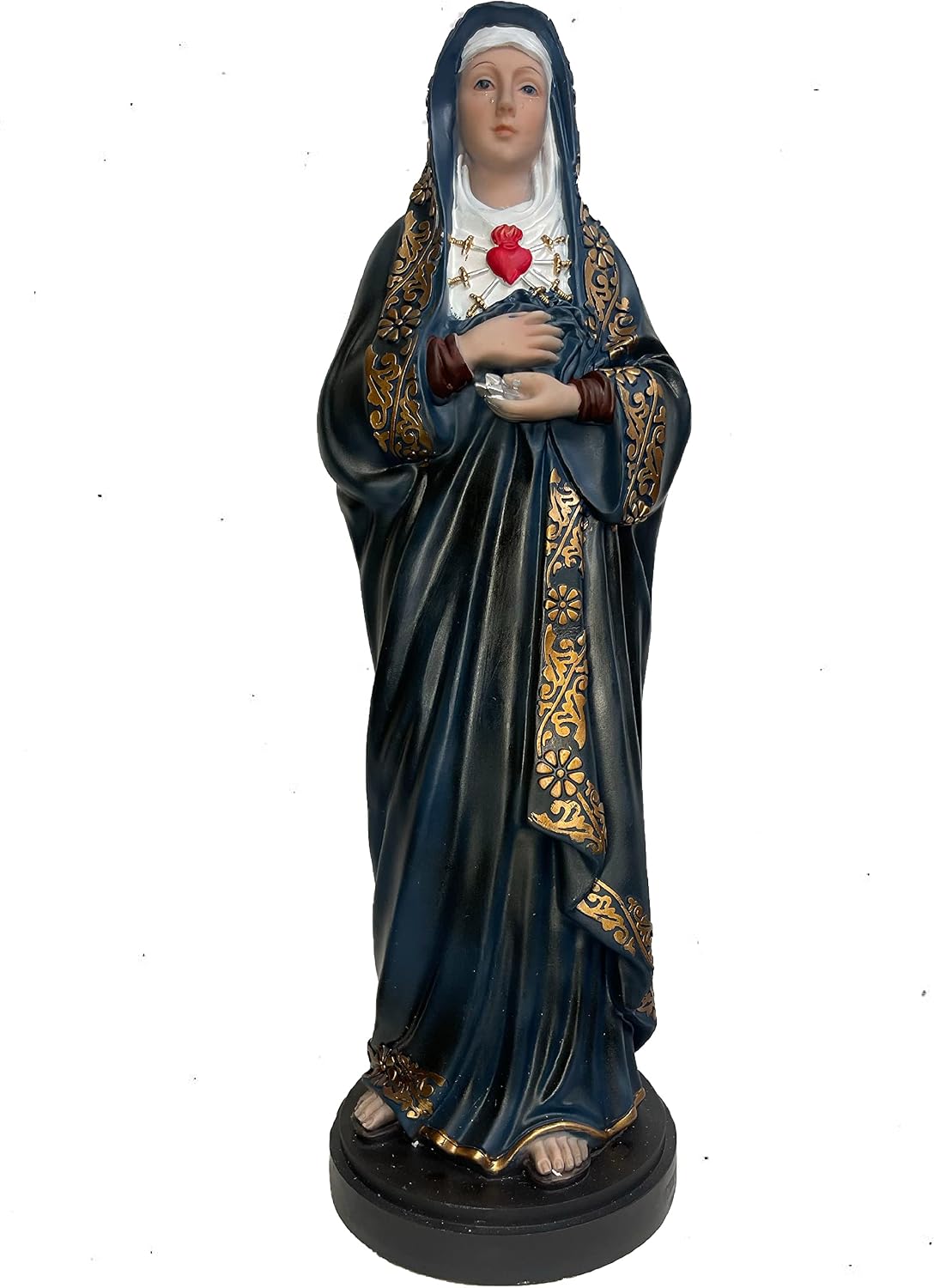 Amazon.com: Virgen de Los Dolores Mater Dolorosa Statue Catholic Saint ...
