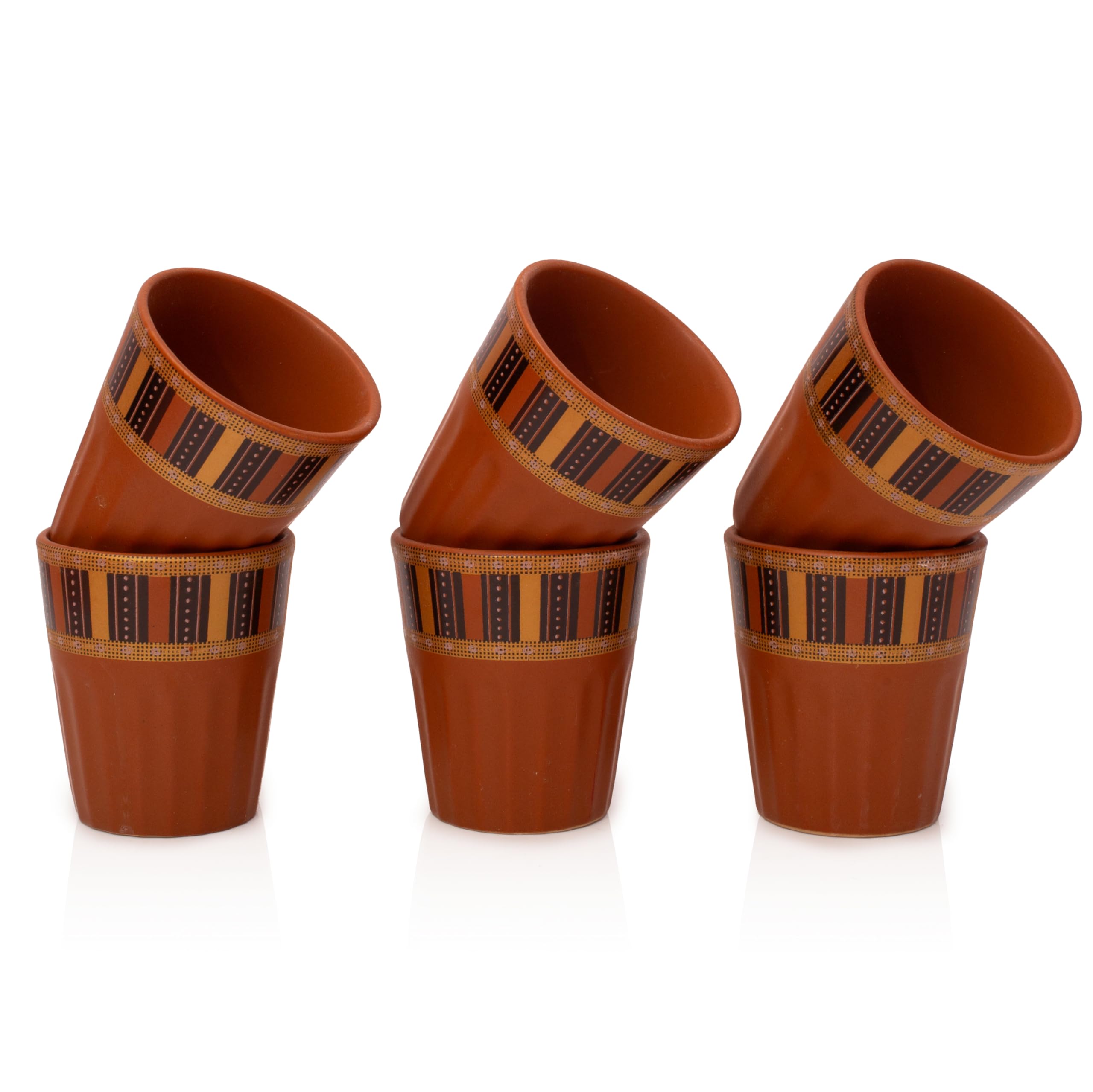 Amazon.com | Handmade Traditional Kulhar Kulhad Chai Tea Coffee Mug Cup ...