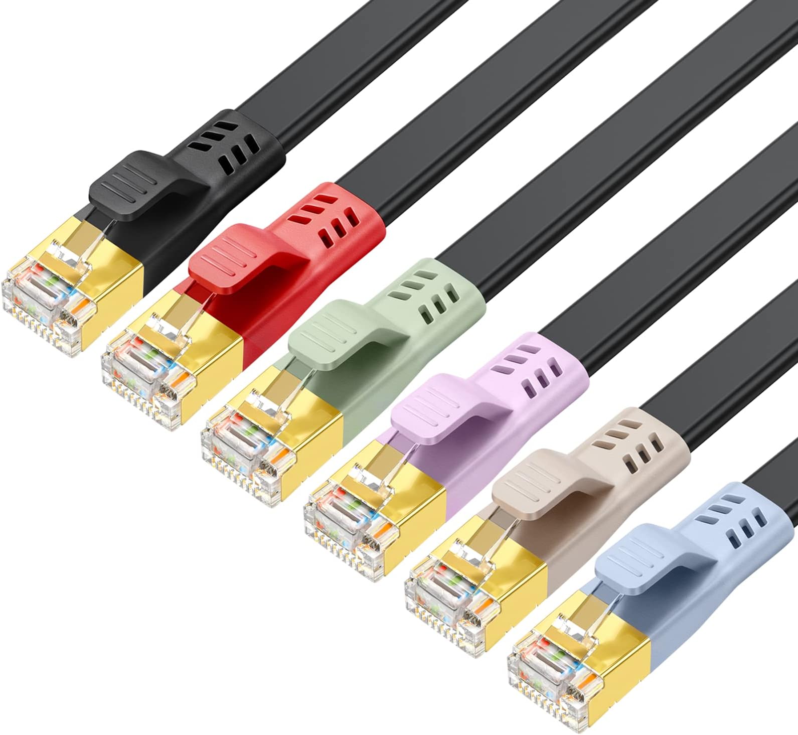 Ethernet Cable 15m, Cat 8 Long Internet Network Lan Cable, High Speed ...