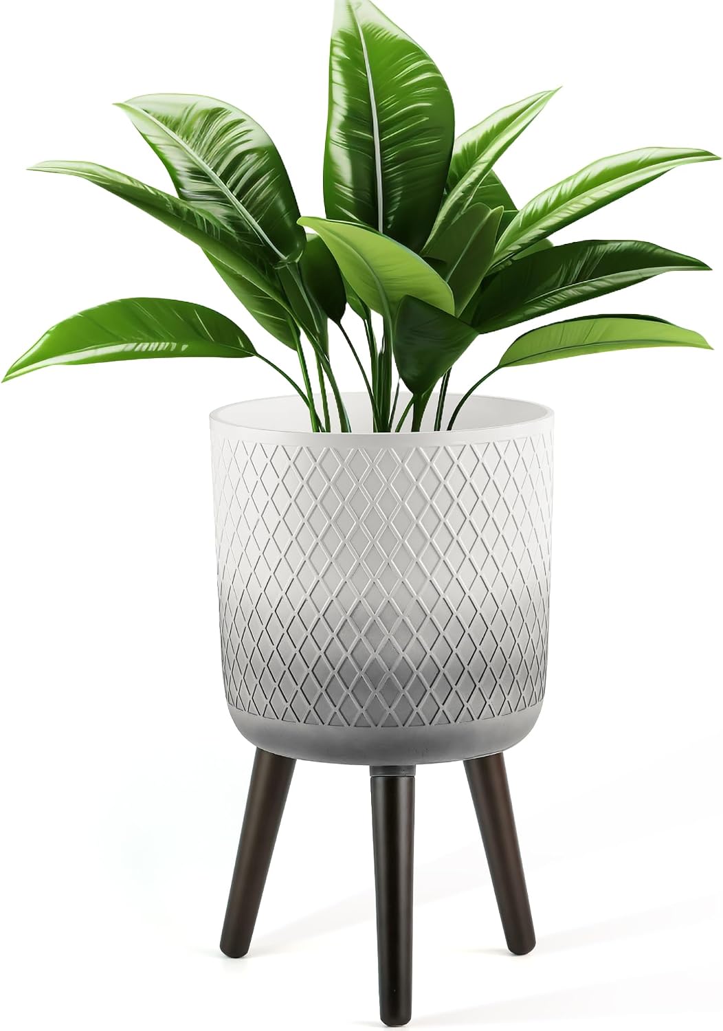 Amazon.com: fuxuiwy 12 Inch Plant Pot with Stand Suitable for Outdoor ...