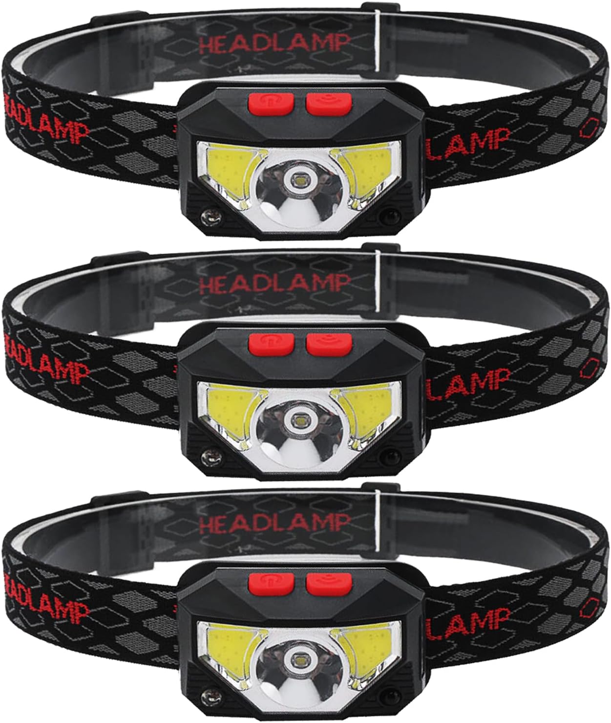 Amazon.com: Pocketman Headlamp Rechargeable LED Head Lamp Flashlight ...