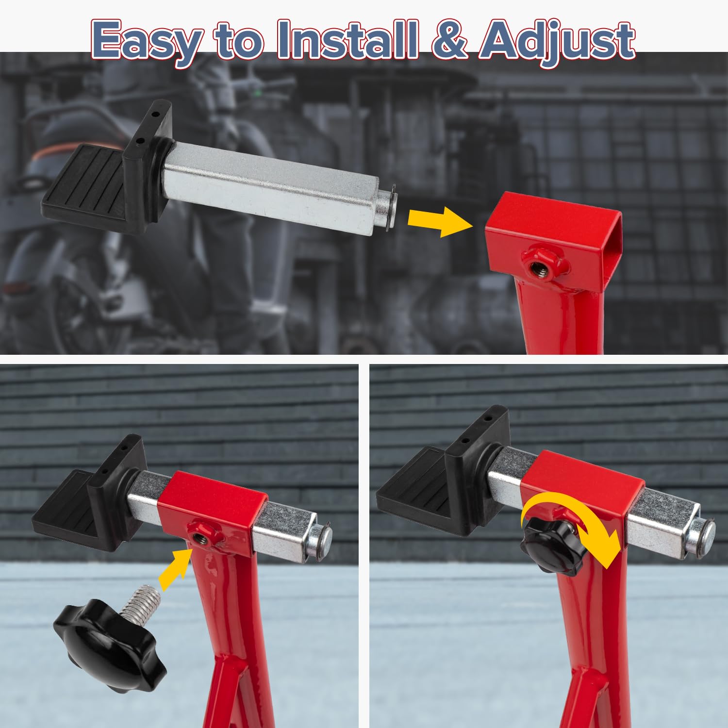 Snapklik.com : Donext Spool Lift Stand Attachments For Rear Sportbike ...