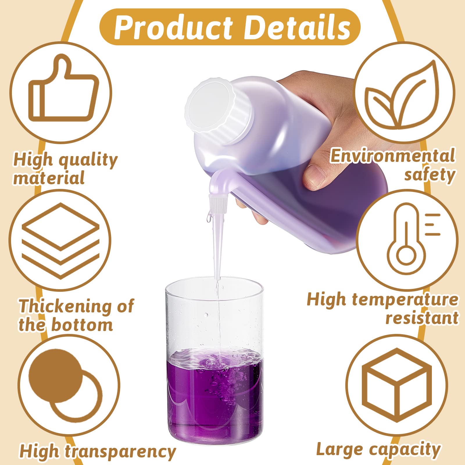 Snapklik.com : Suclain 5 Pieces Communion Cup Filler Plastic No Drip ...