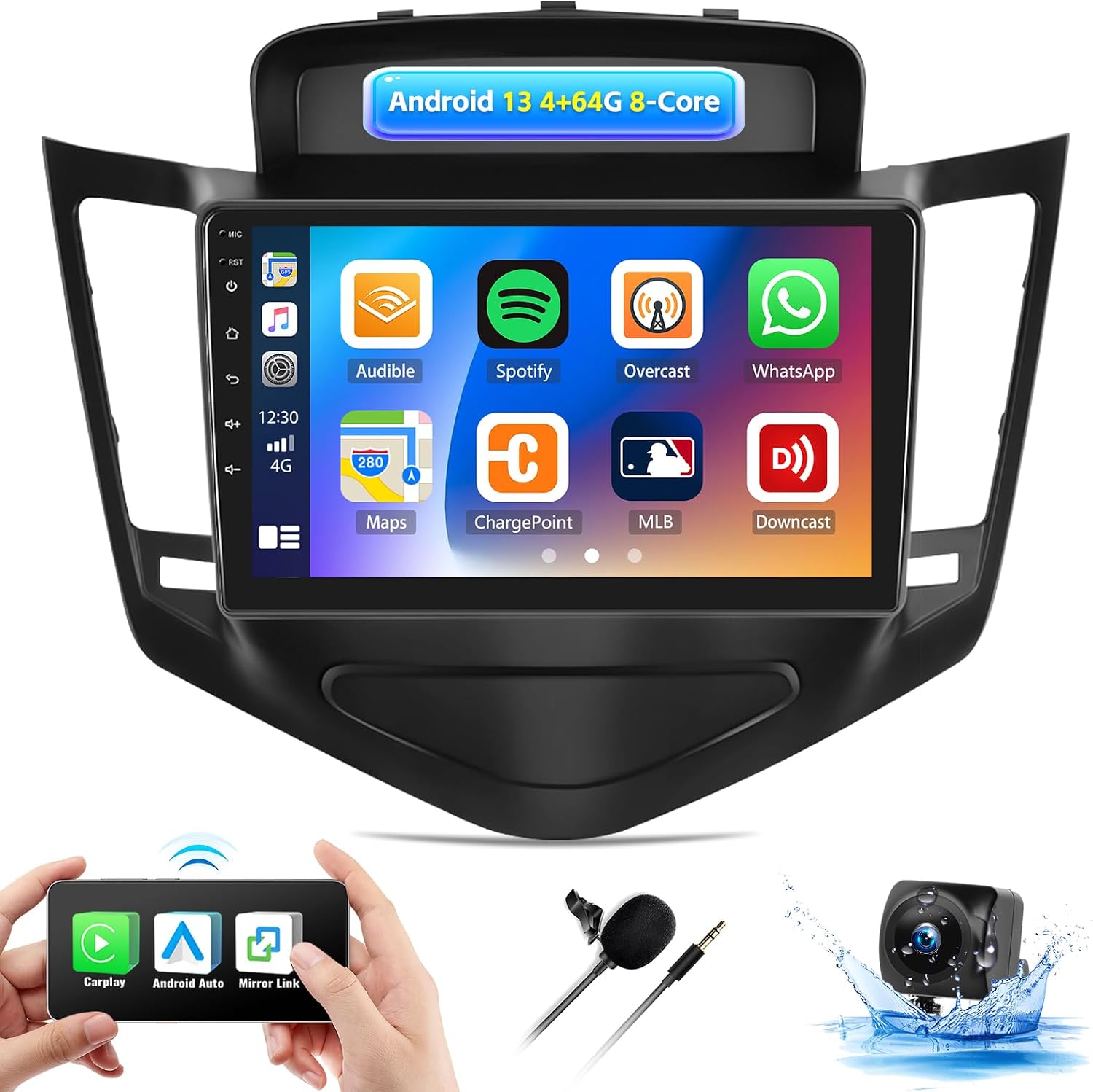 Amazon.com: 4G+64G 8 Core Android 13 Car Stereo for Chevrolet Chevy ...