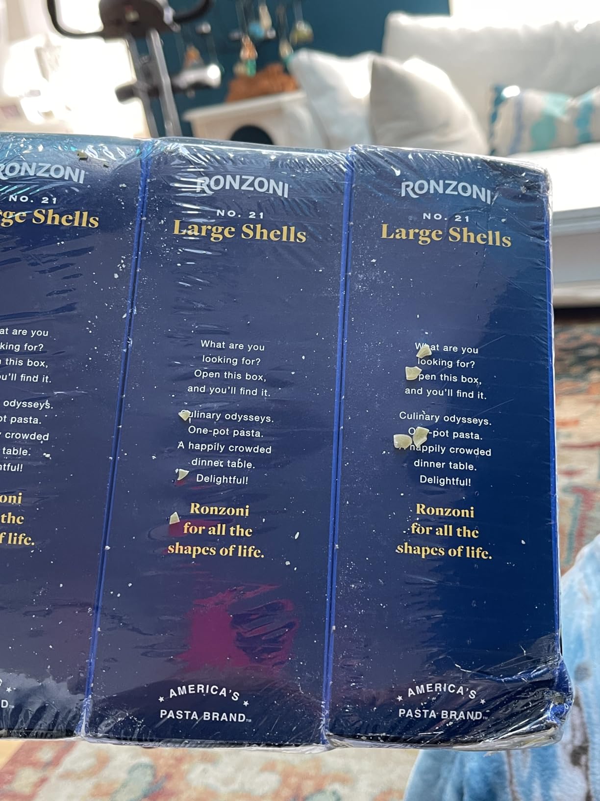 Amazon.com : Ronzoni Large Shells Non GMO 16 Oz. Pack Of 3. : Grocery ...