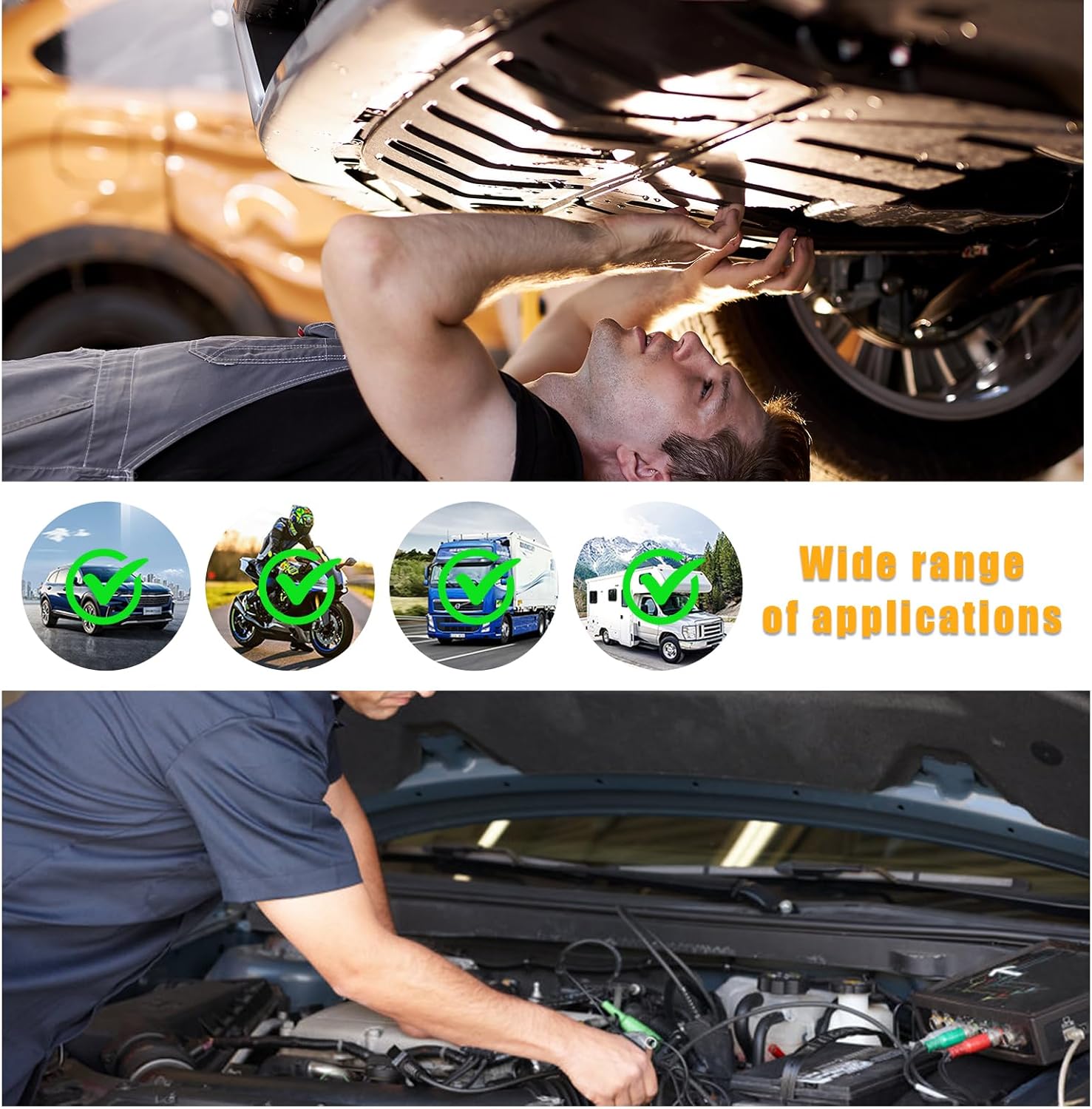 Dickno 50 piezas Fender Liner Splash Shield Wheelhouse Liner Tornillo de repuesto de tornillo de ...